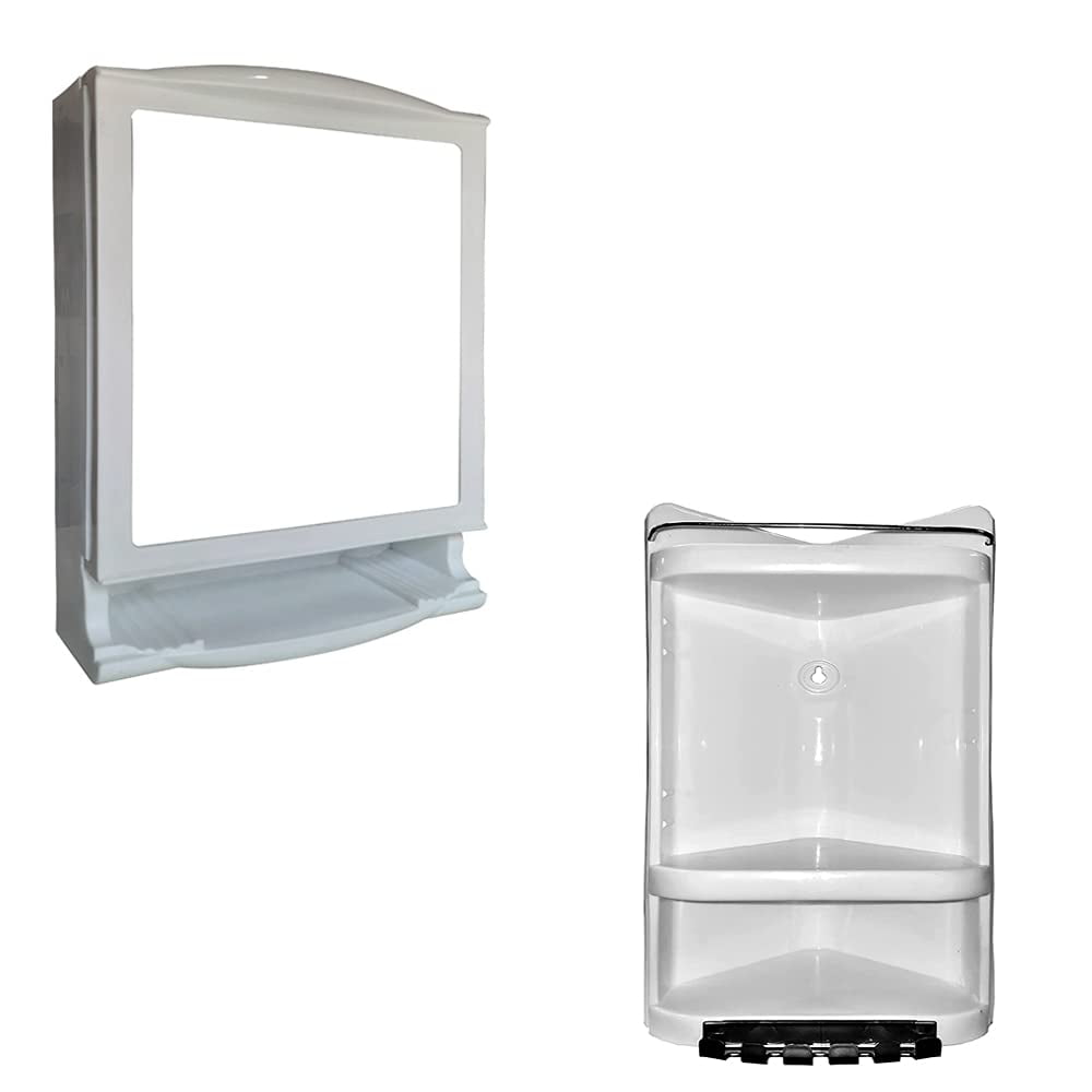 Urban Choice Grace Fine Ware Bathroom Cabinet with Mirror Wall Mounted ...