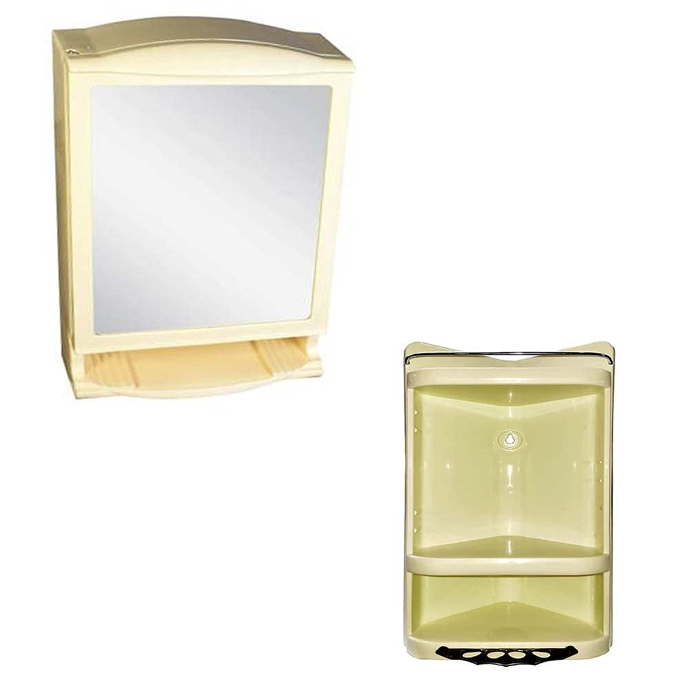 Urban Choice Grace Fine Ware Bathroom Cabinet with Mirror Wall Mounted Storage Cabinet with ...