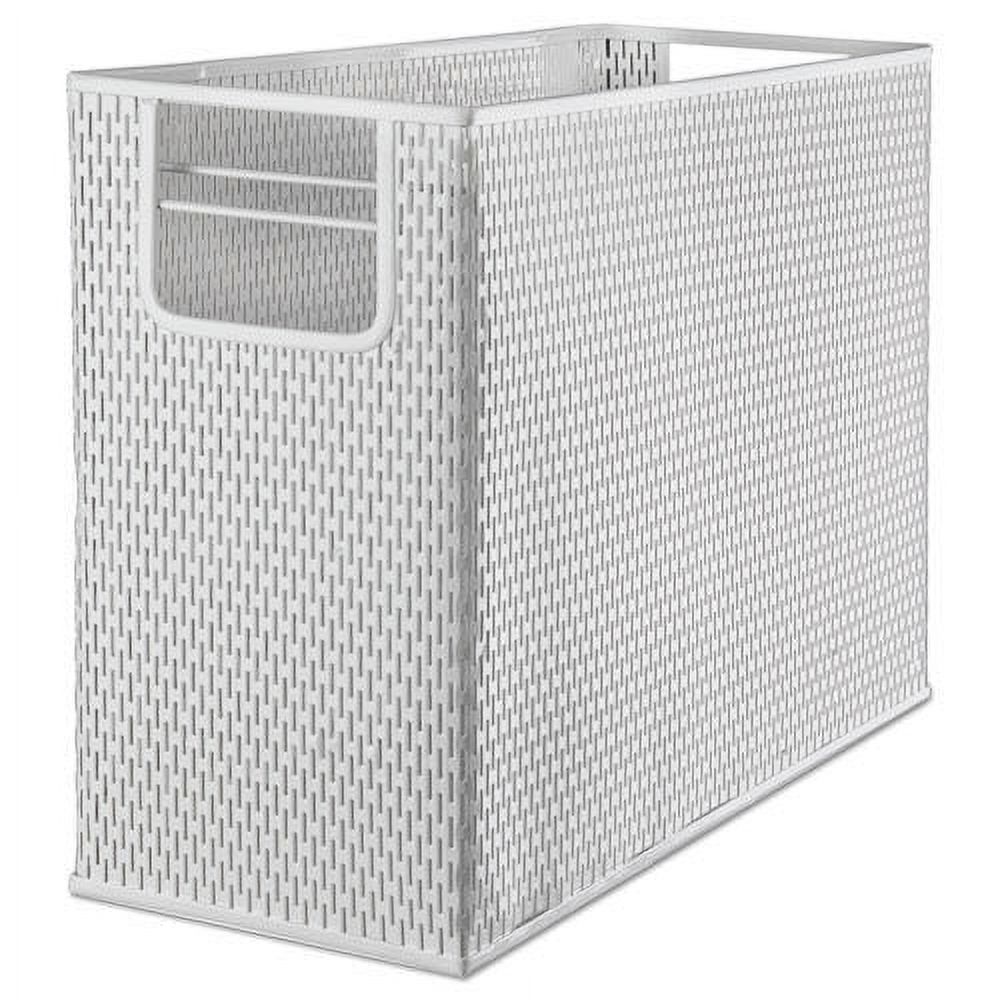 Urban Collection Punched Metal Desktop File, 13 x 5 3/4 x 10 3/4, White ...