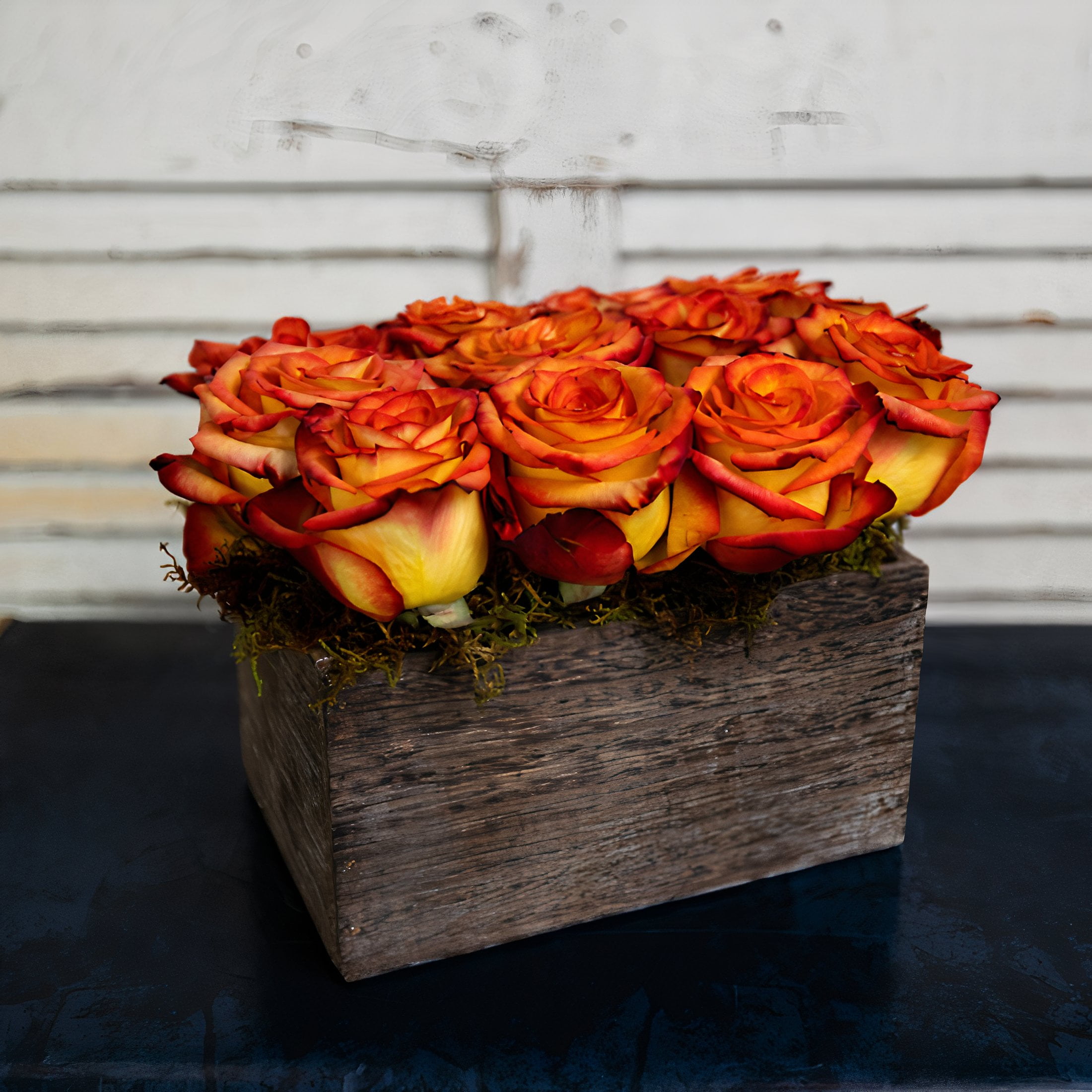 Urban Country Flower Co. Box of Roses, Cut & Fresh Flower Bouquet ...
