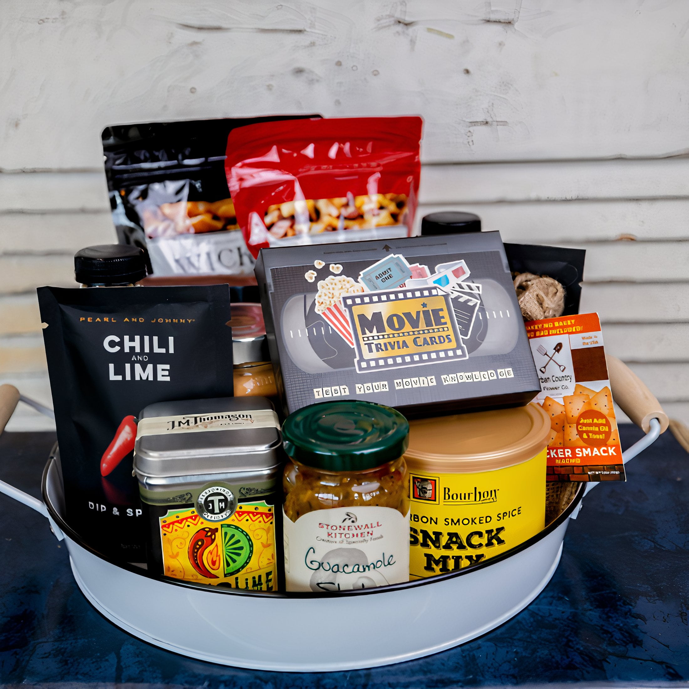 Urban Country Flower Co. Family Movie Night Gift Basket - Walmart.com