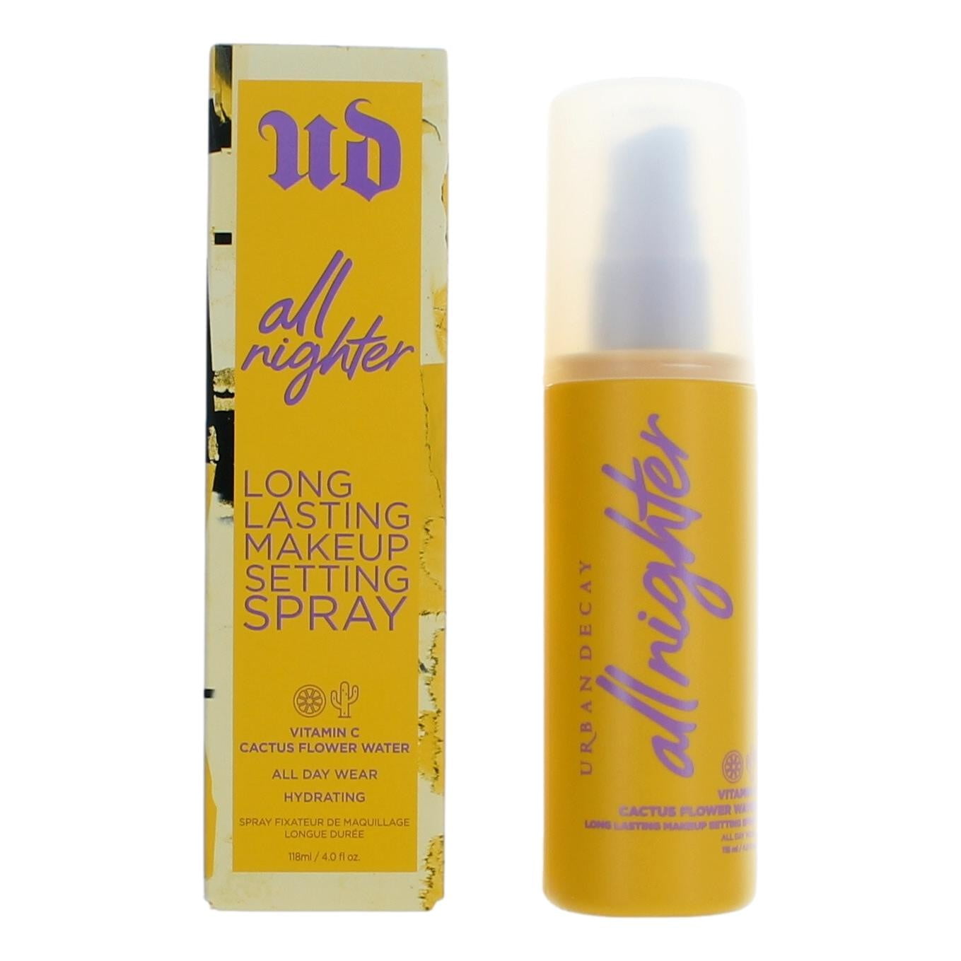 Urban Decay All Nighter 4oz Setting Spray with Vitamin C - Long Lasting ...