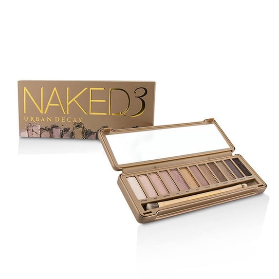 Urban Decay Naked 3 Eyeshadow Palette, 12 Shades, Smooth Texture ...