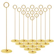 100 Pcs Premium Mini Table Number Holders and Place Cards with Gold ...