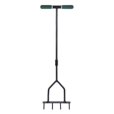 Walensee Manual Lawn Spike Aerator Tool with 15 Iron Spikes for Garden ...