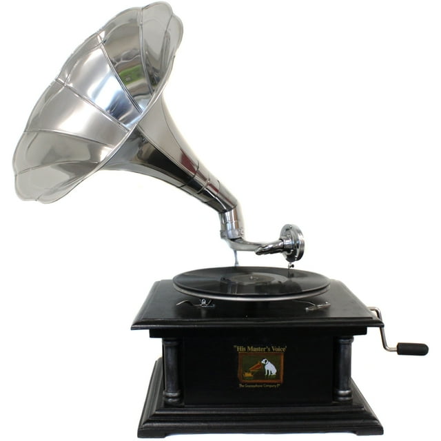 Urban Designs Antique Replica RCA Victor Phonograph Gramophone with ...