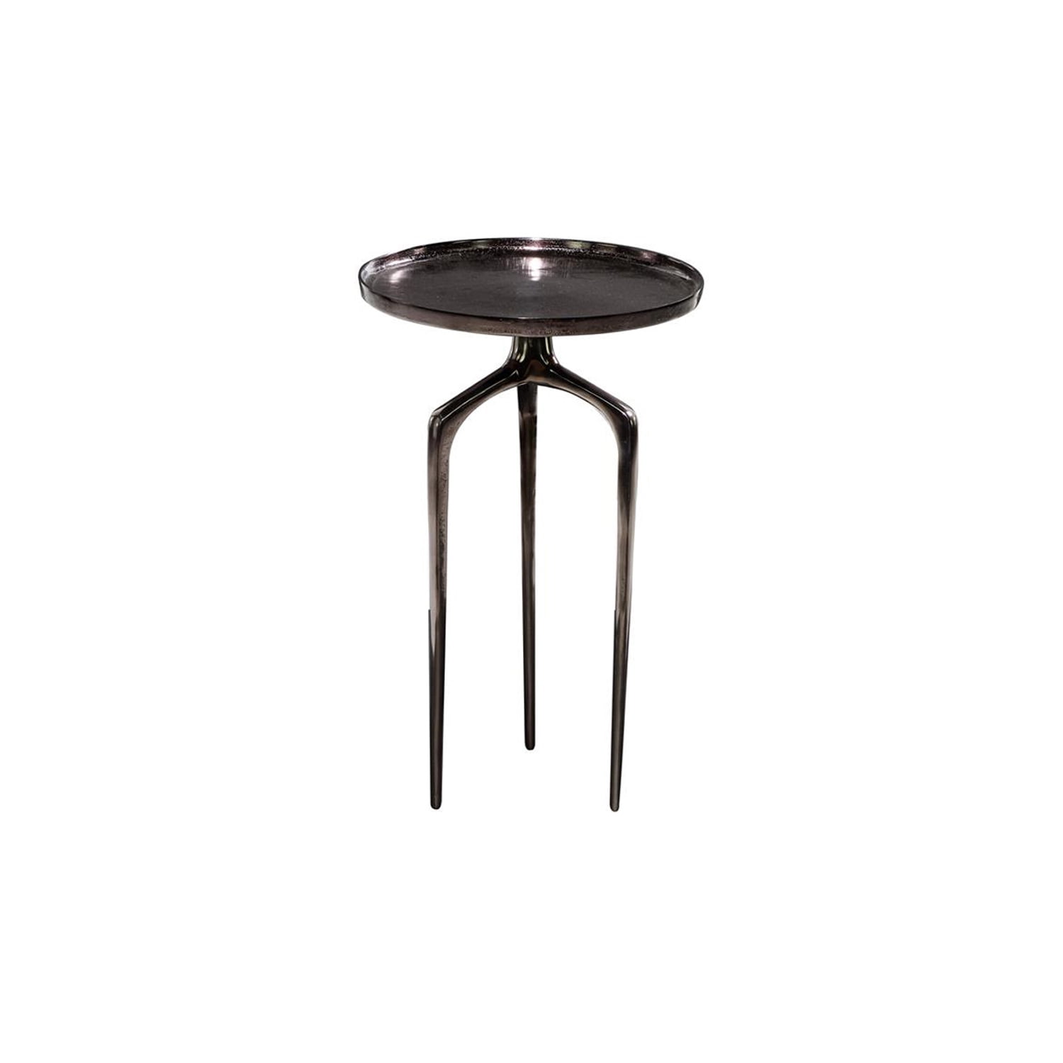 Urban Designs Fine Line Metal Round Accent End Table - Walmart.com