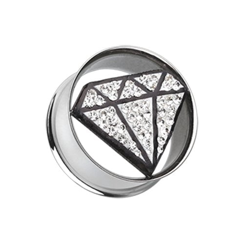 Urban Diamond Multi-Sprinkle Dot Tunnel Ear Gauge Plug - Walmart.com