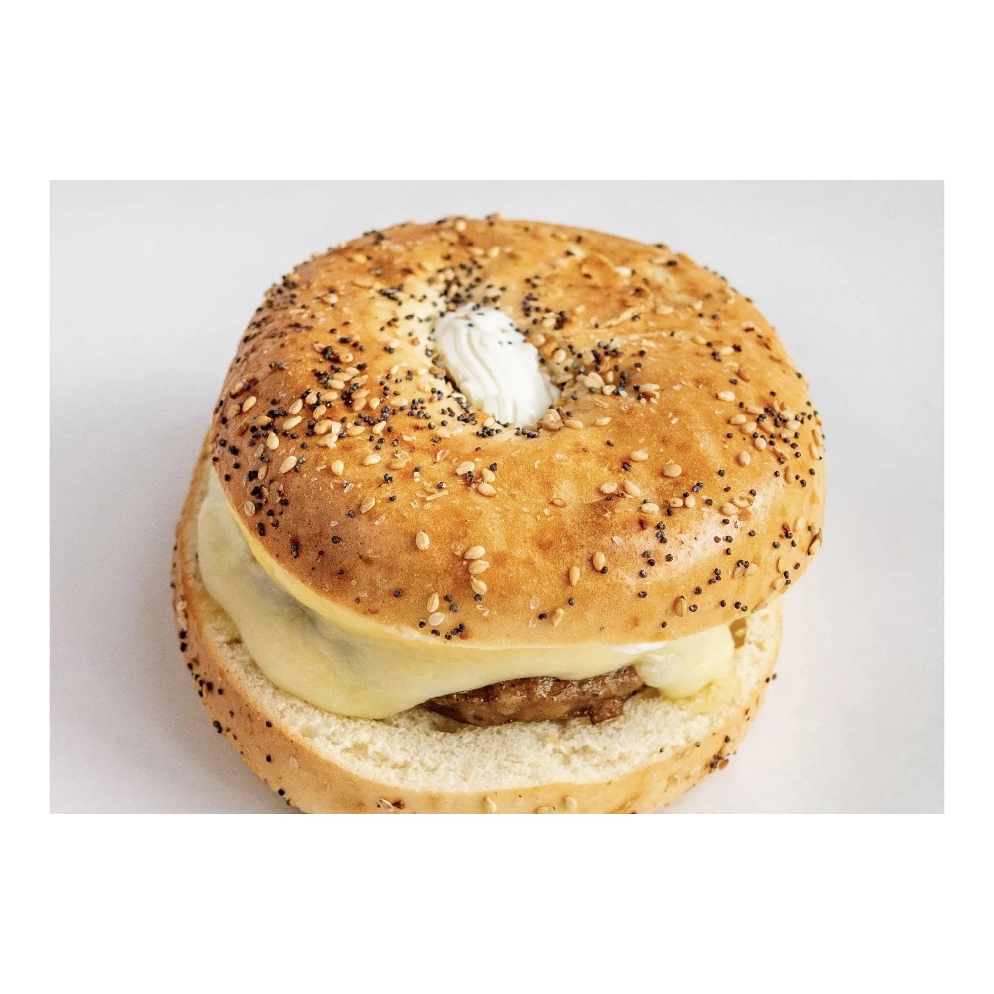 Urban Donut Breakfast Sandwich Everything Bagel - Walmart.com