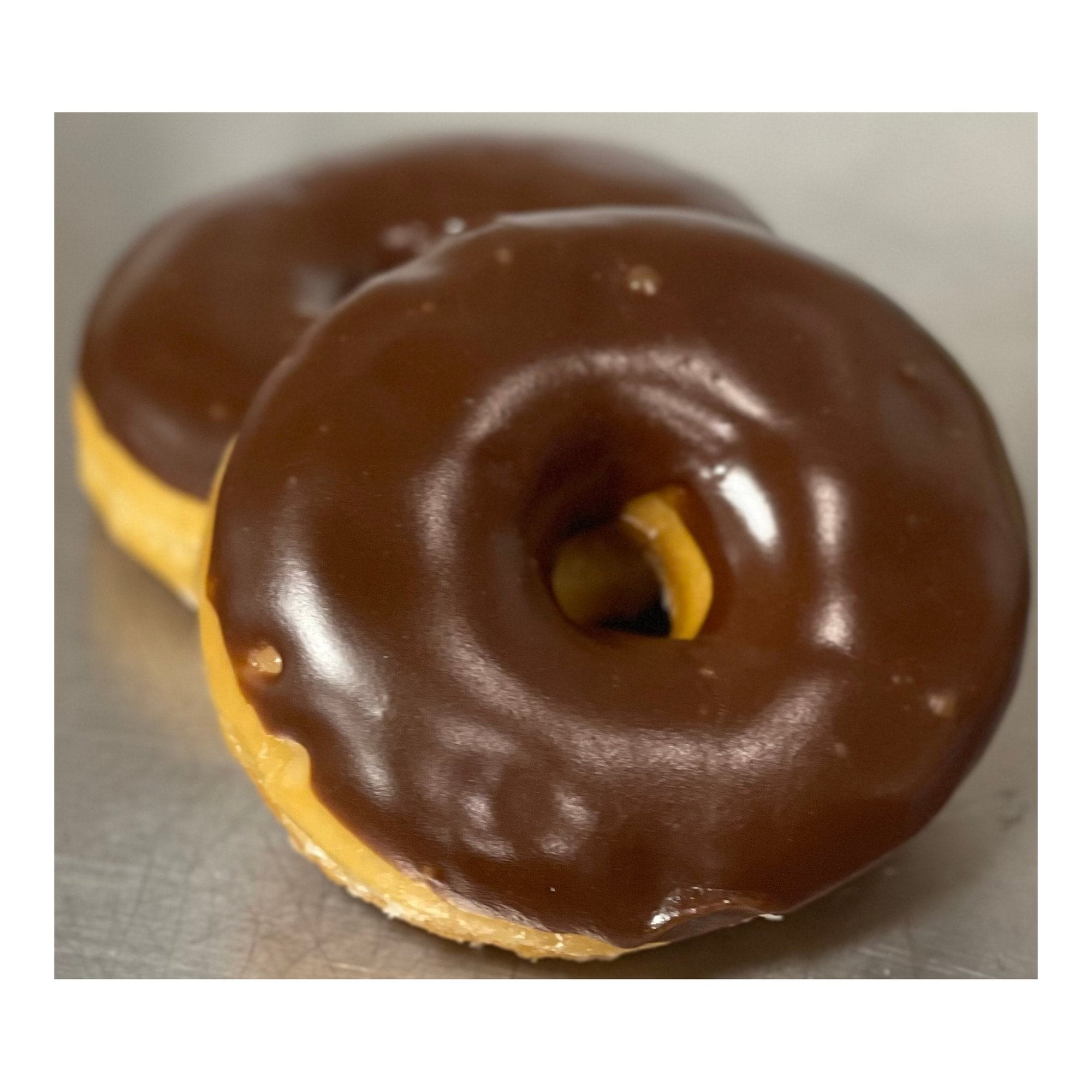 Urban Donut Chocolate Dipped Glaze Donut Ring - Walmart.com