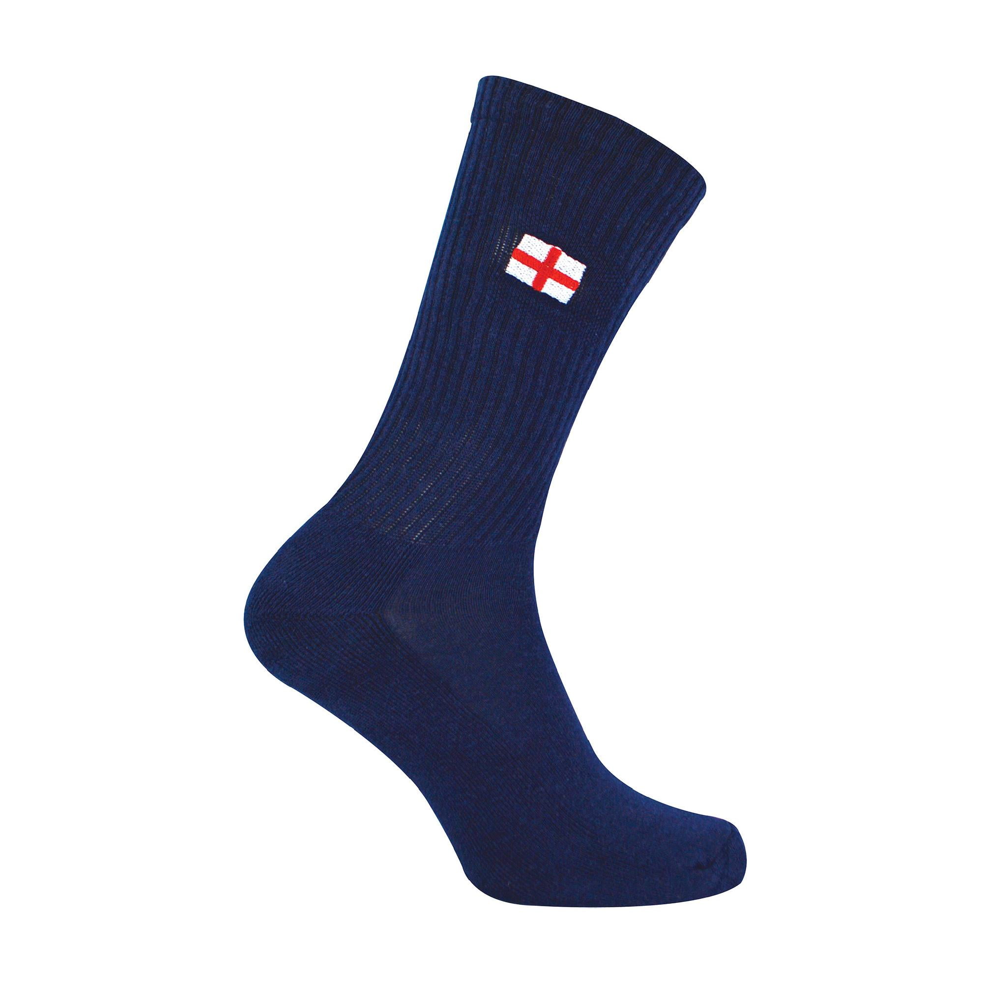 Urban Eccentric - Novelty Cotton Rich St George England Flag Socks in ...