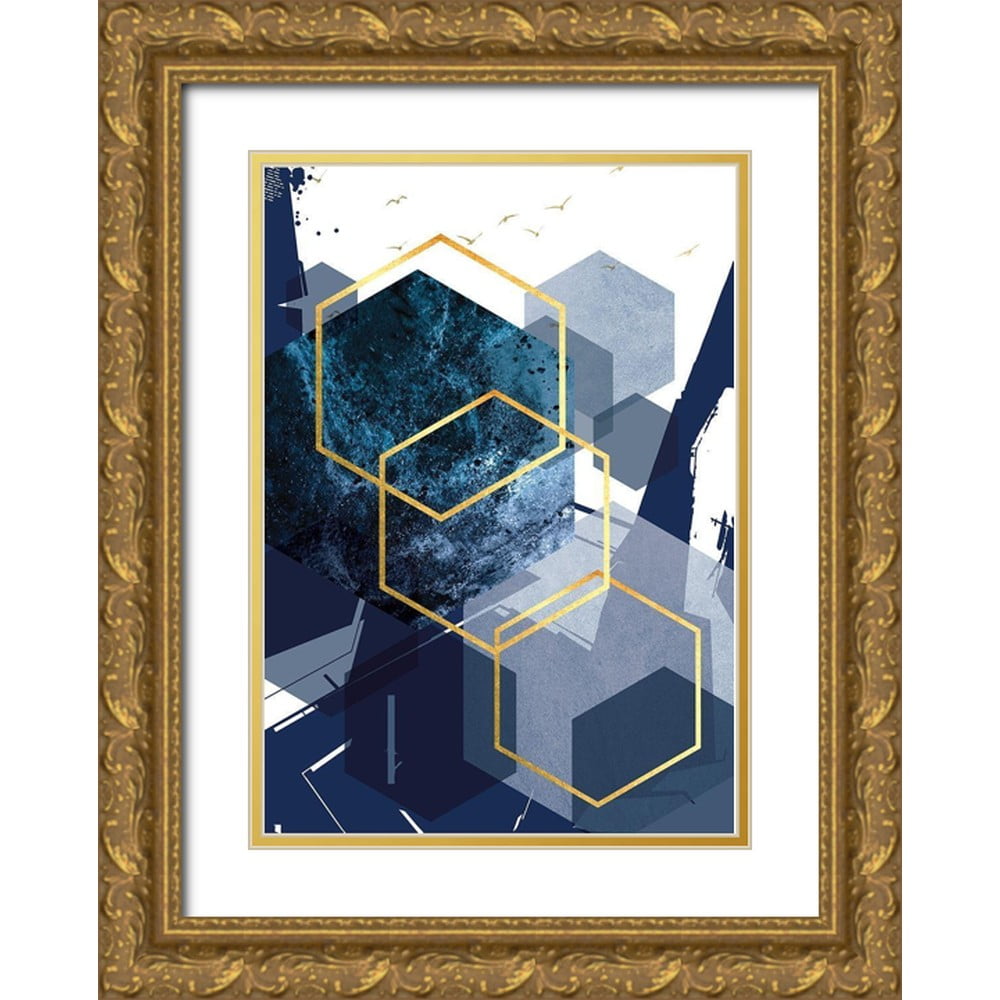 Urban Epiphany 11x14 Gold Ornate Wood Framed with Double Matting Museum ...