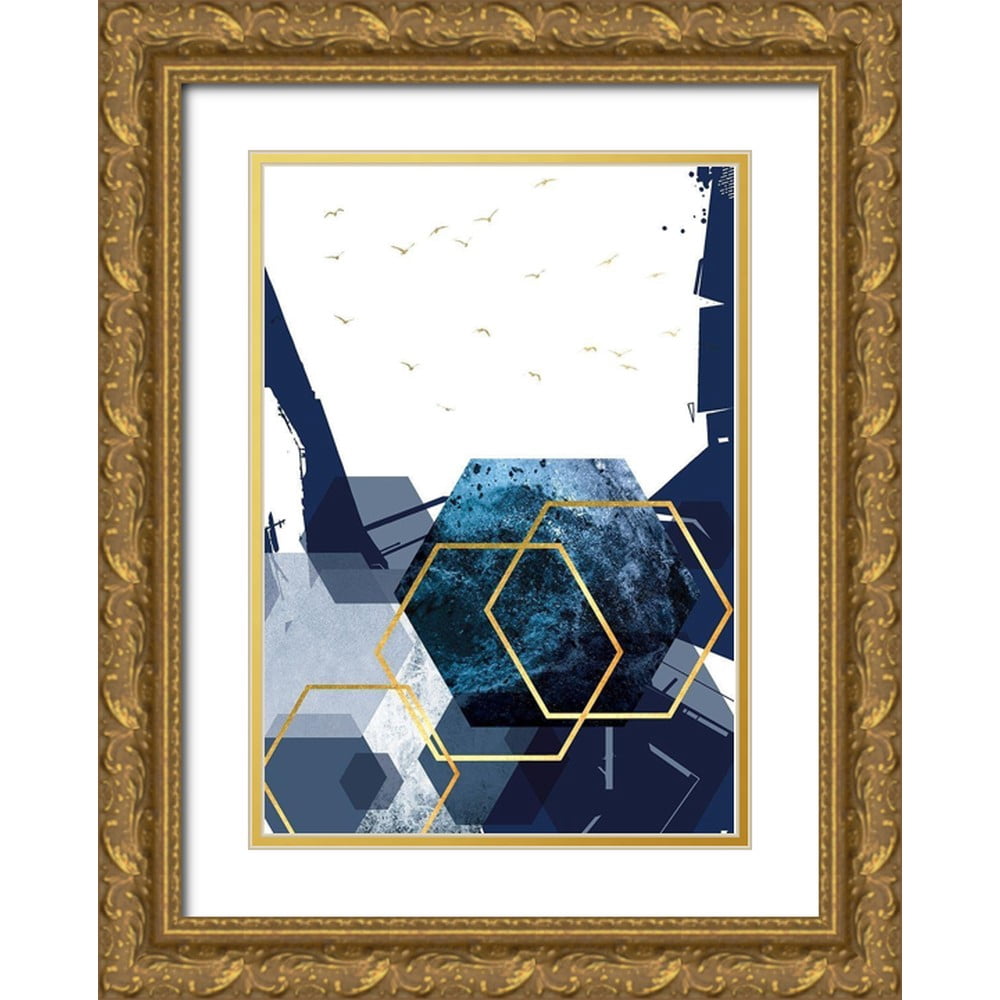 Urban Epiphany 11x14 Gold Ornate Wood Framed with Double Matting Museum ...