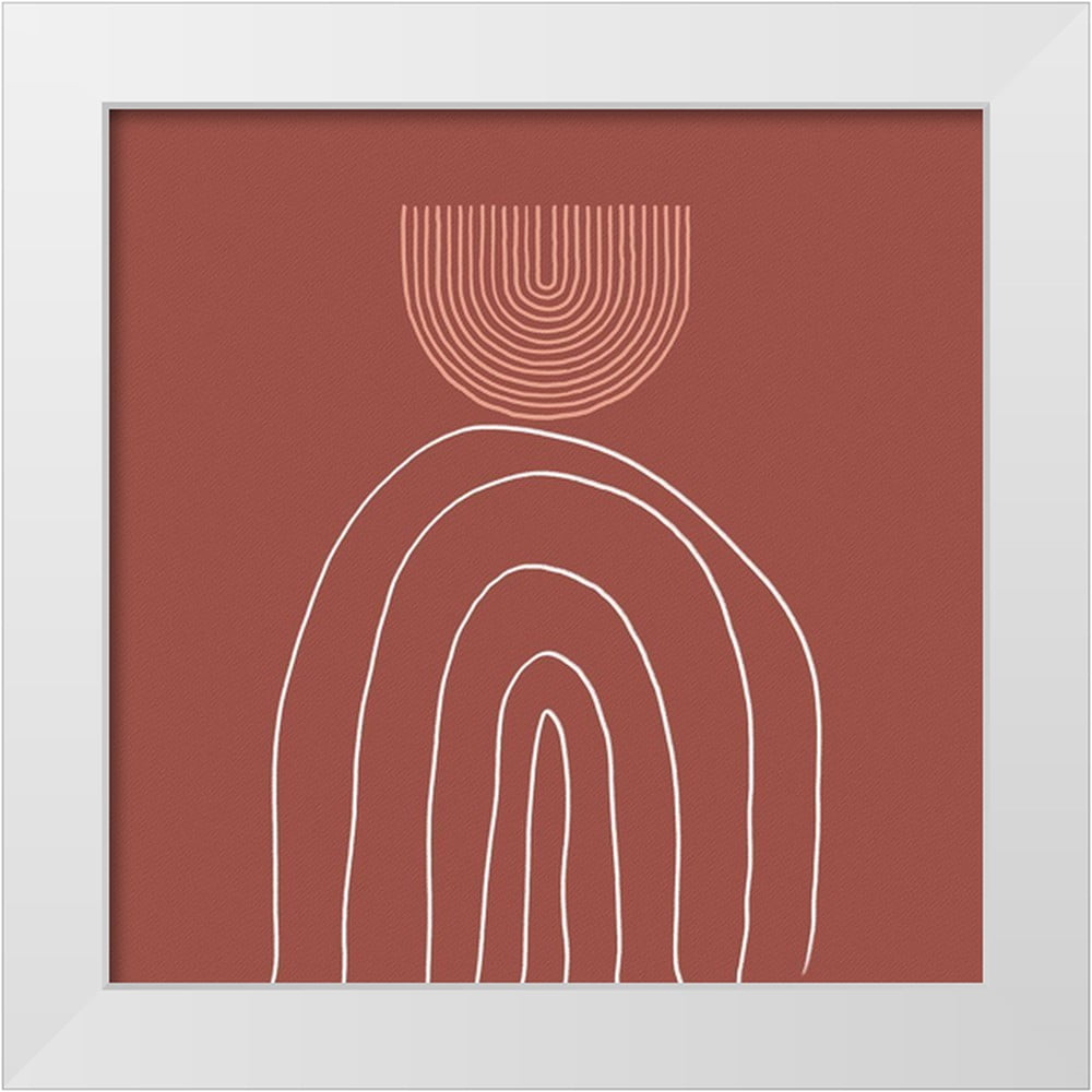 Urban Epiphany 12x12 White Modern Wood Framed Museum Art Print Titled ...