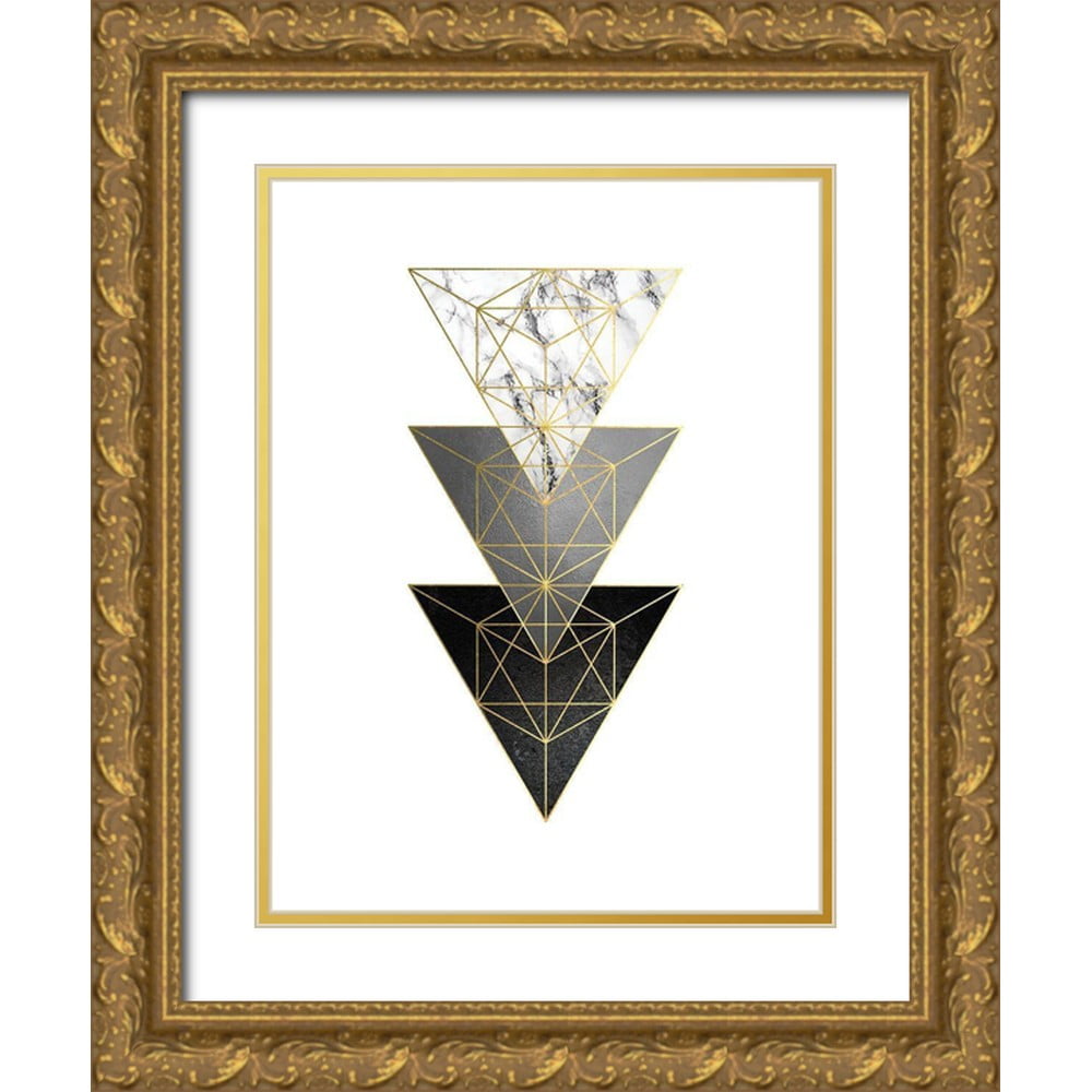 Urban Epiphany 12x14 Gold Ornate Wood Framed with Double Matting Museum ...