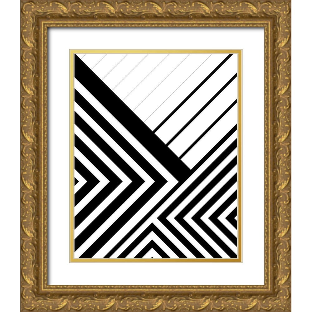 Urban Epiphany 15x18 Gold Ornate Wood Framed with Double Matting Museum ...