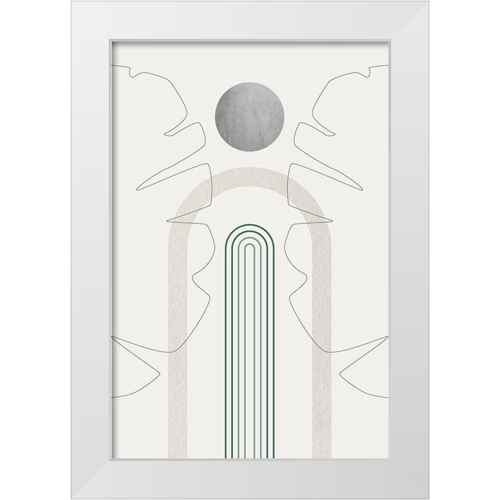 Urban Epiphany 17x24 White Modern Wood Framed Museum Art Print Titled ...