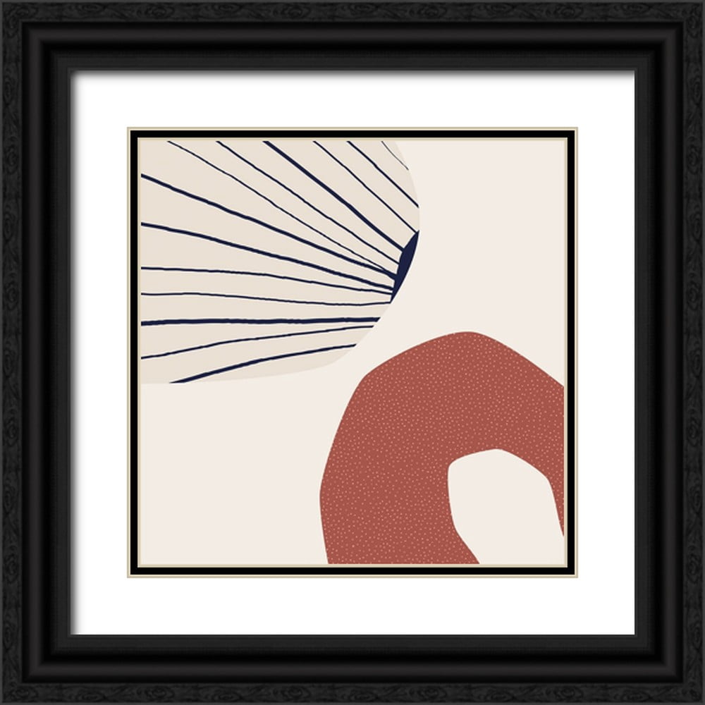 Urban Epiphany 26x26 Black Ornate Wood Framed with Double Matting ...
