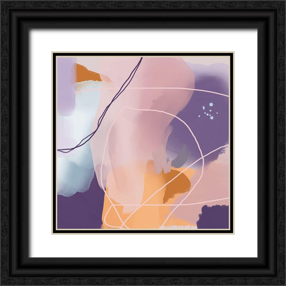 Urban Epiphany 26x26 Black Ornate Wood Framed with Double Matting ...