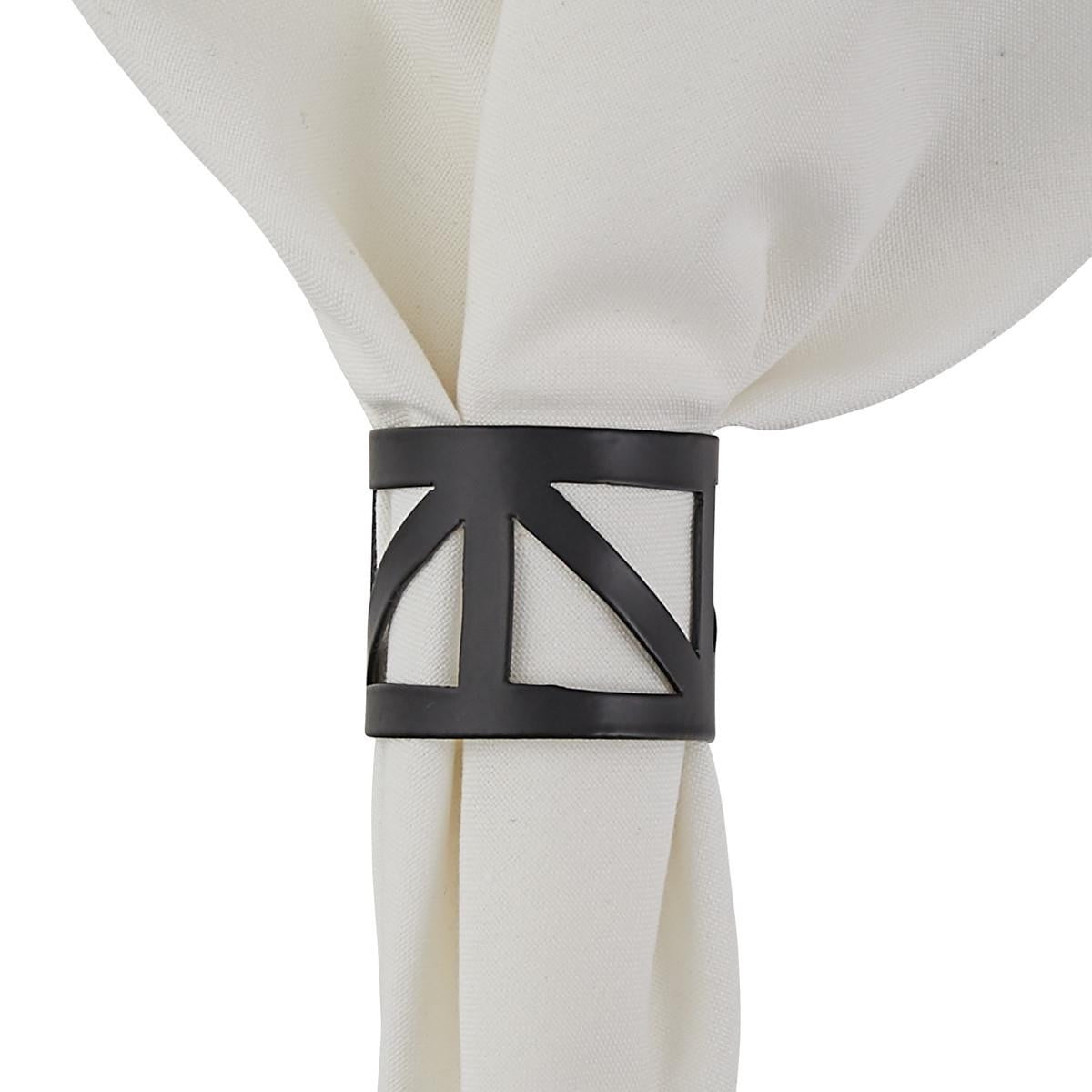 Urban Farmhouse Napkin Rings - Set of 6 - Park Designs - Walmart.com