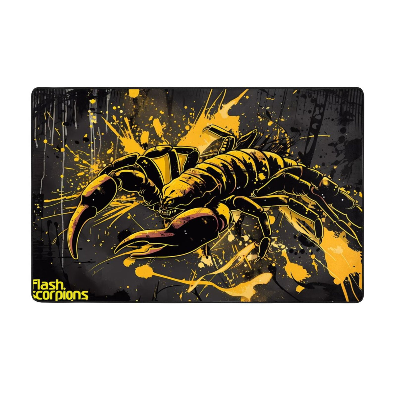 Urban Graffiti Scorpion Illustration Universal Door Mat Indoor Entrance ...