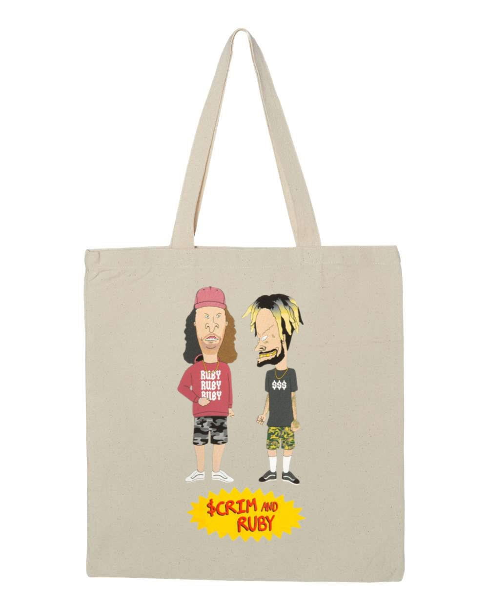 Urban Graffiti Tote Bag Crim and Ruby Street Style Art Graphic ...