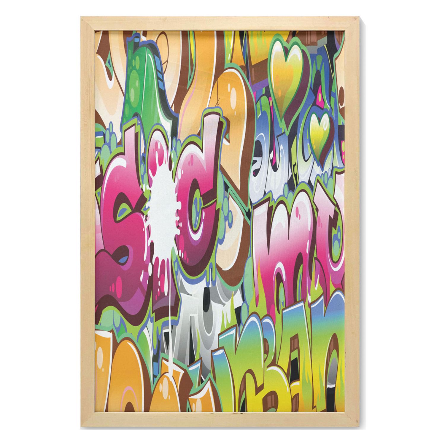 Graffiti Bubble Letters A