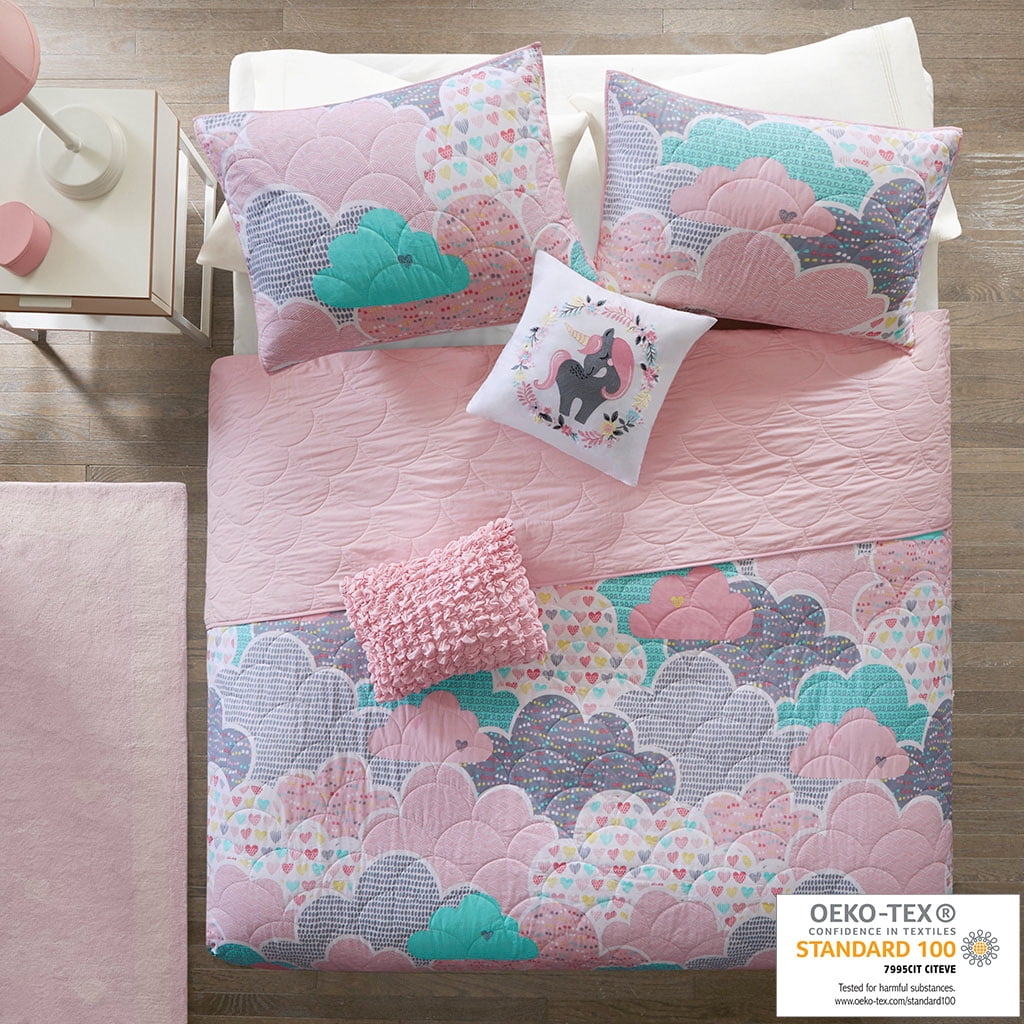 Urban Habitat Kids Twin Reversible Cotton Child Quilt Set with Decor ...