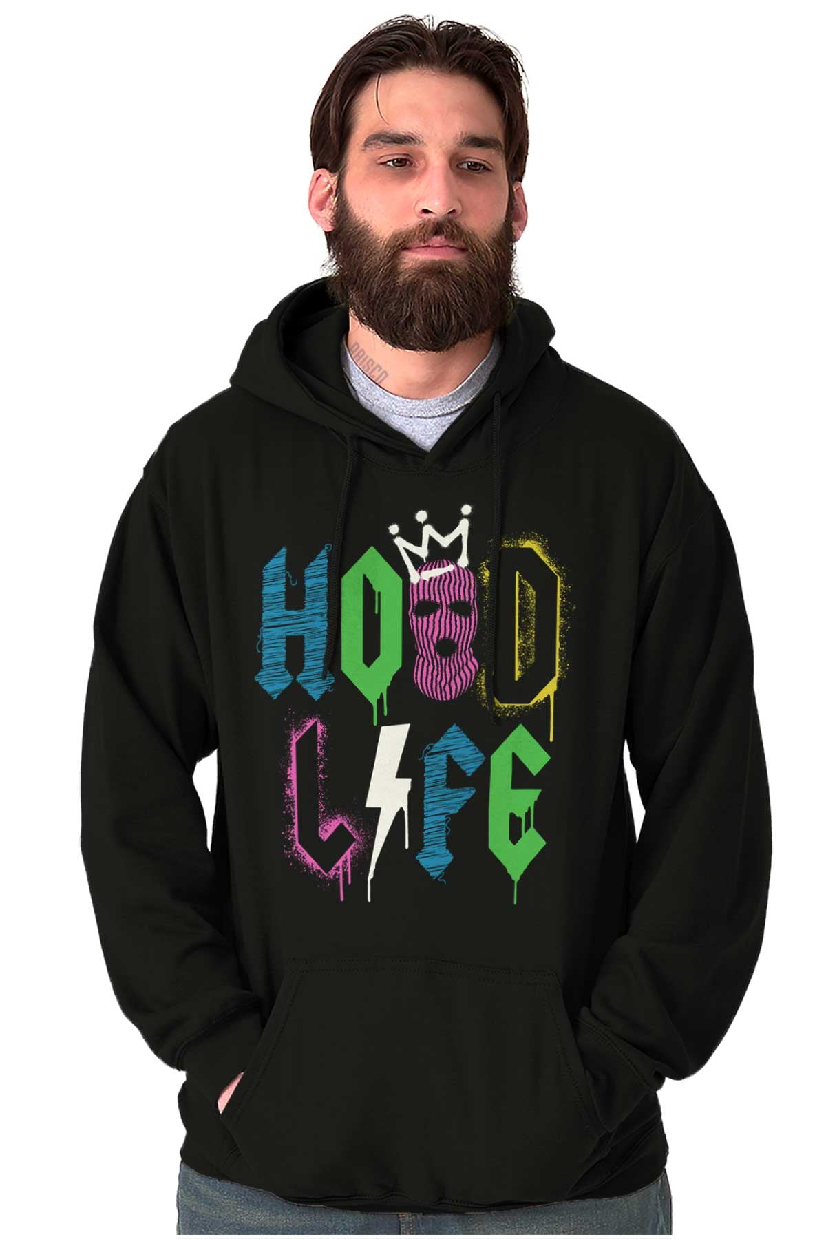 Urban Hood Life Ski Mask Crown Hoodie Sweatshirt Women Men Brisco ...
