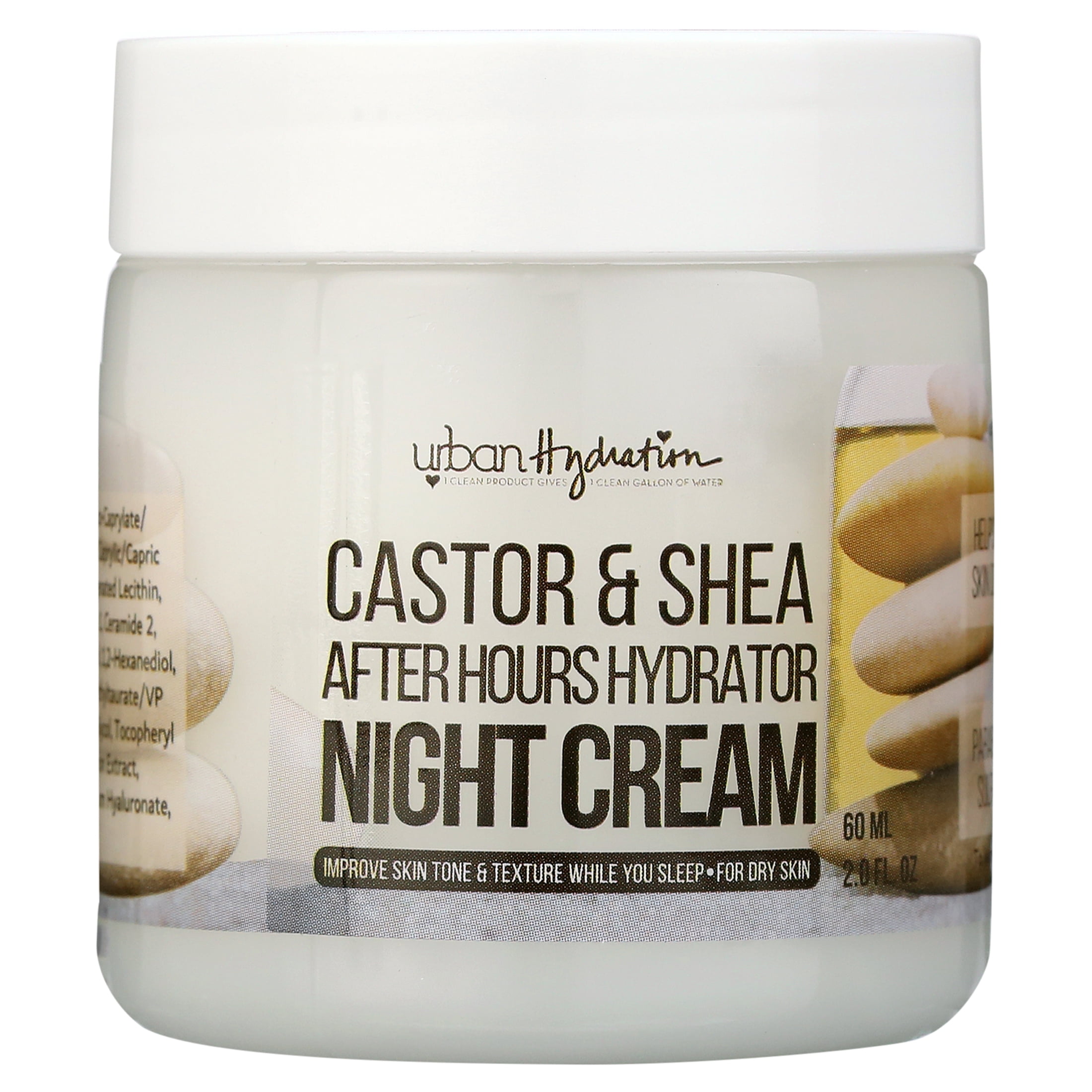 Urban Hydration Nourish & Rehydrate Night Cream with Castor Oil & Shea ...