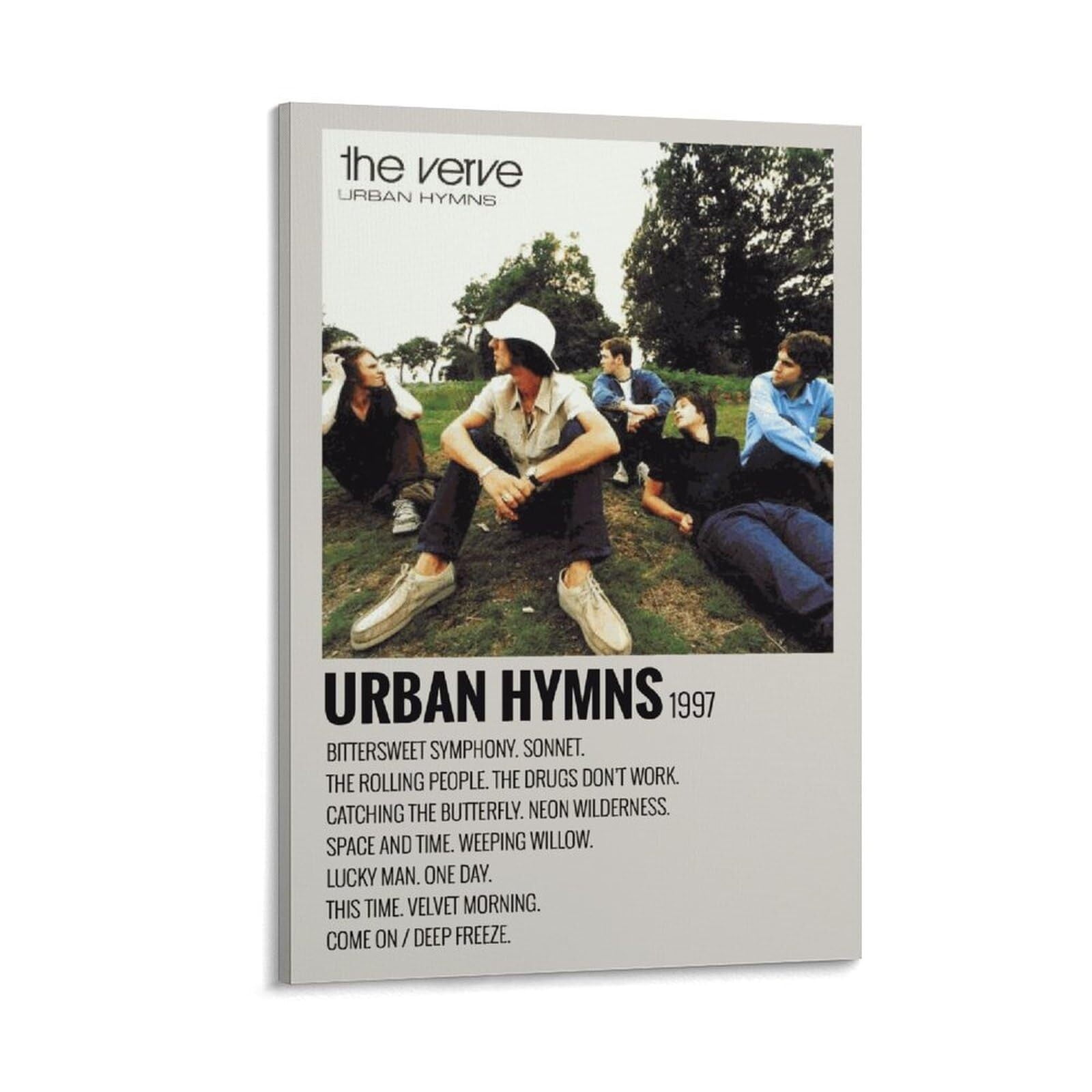 Urban Hymns The Verve Canvas Poster Bedroom Decoration Landscape Office ...