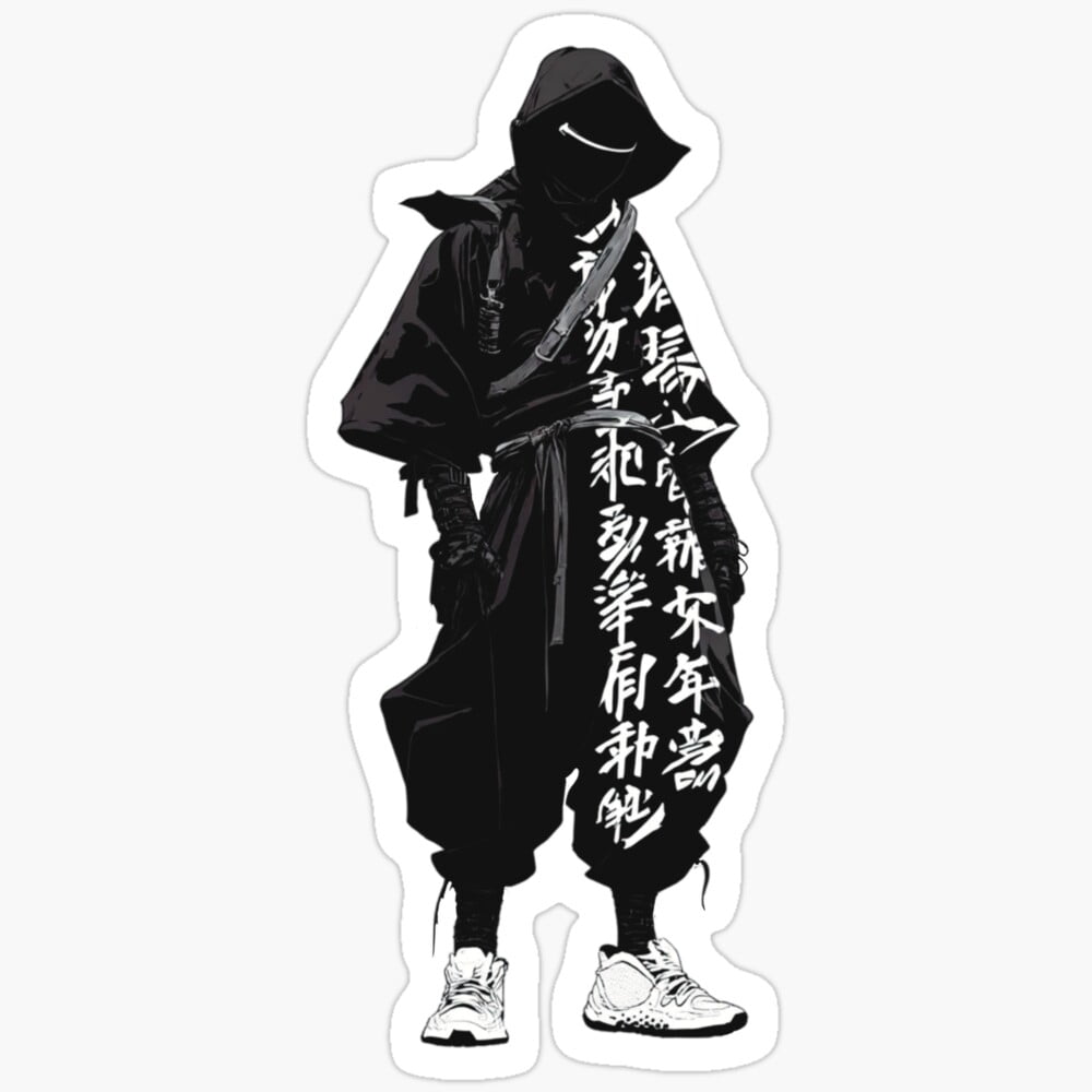 Urban Japanese Kanji Calligraphy Stickerphone Decal Water Bottle ...