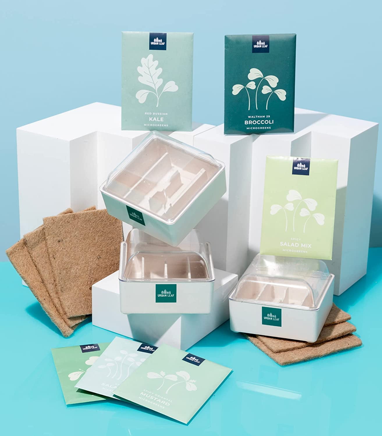 Urban Leaf- Indoor Microgreens Growing Kit – Organic Micro Greens ...