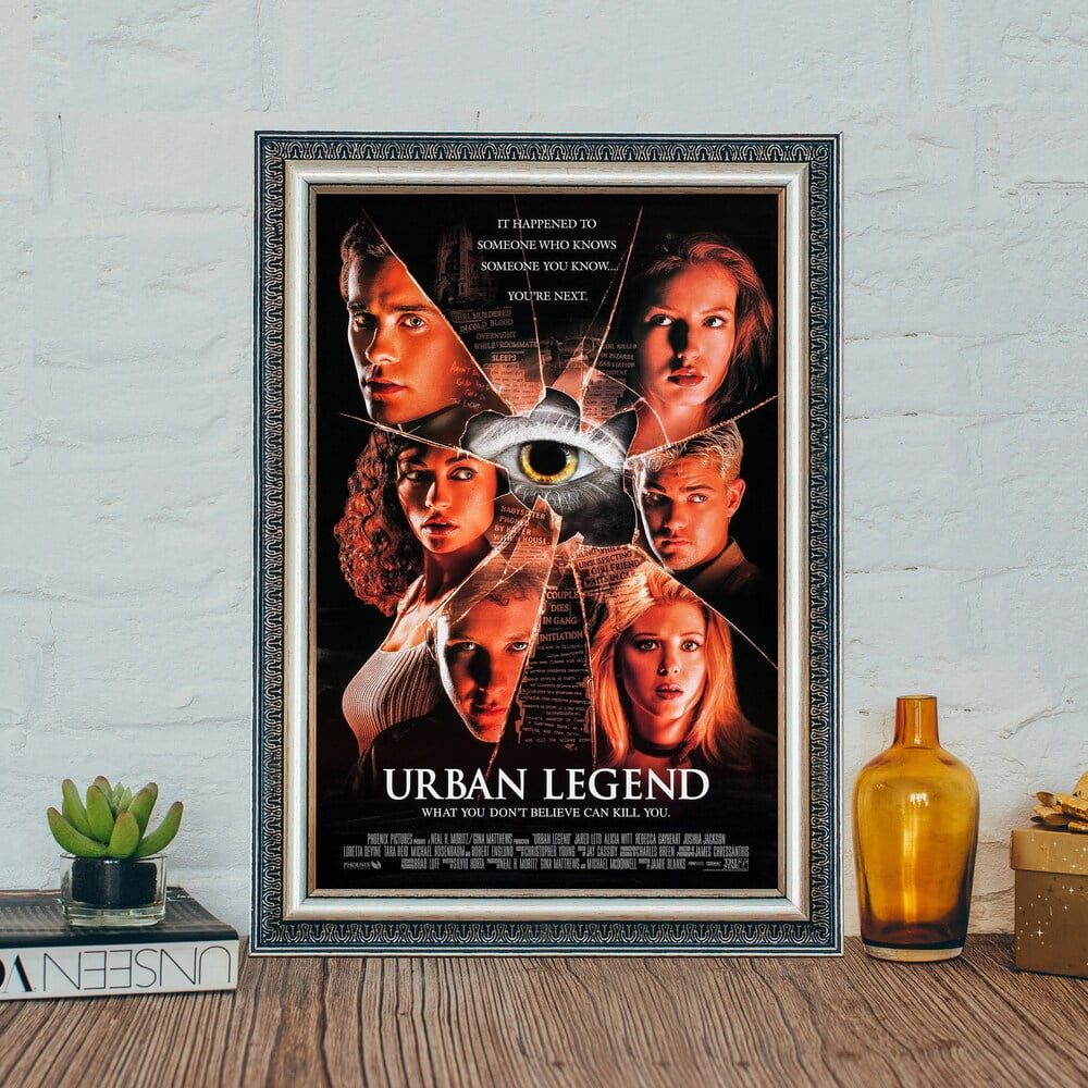 Urban Legend (1998) Movie Poster, Urban Legend Classic Vintage Movie ...