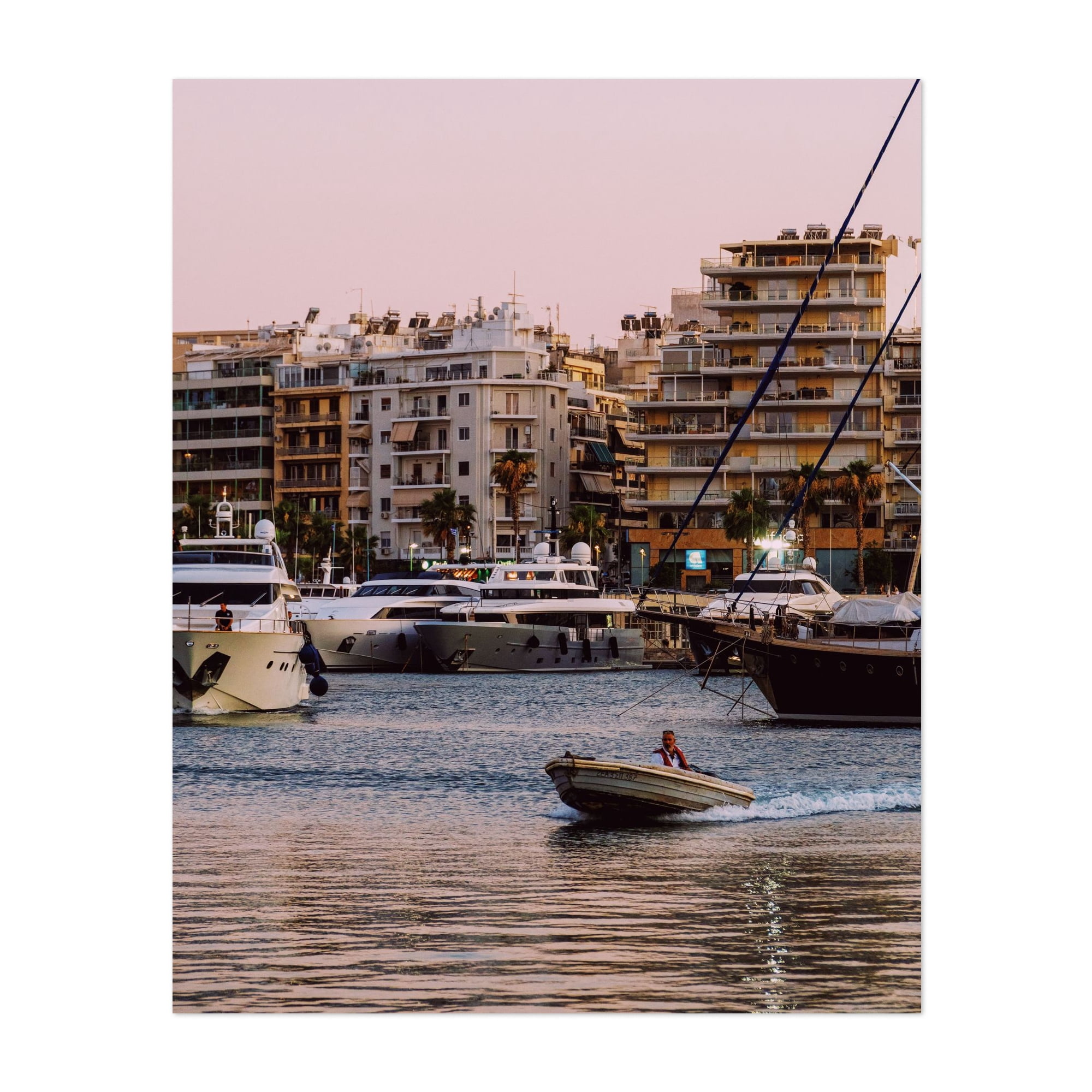 Urban Marina Serenity - Piraeus Greece Photography Harbor Boat ...