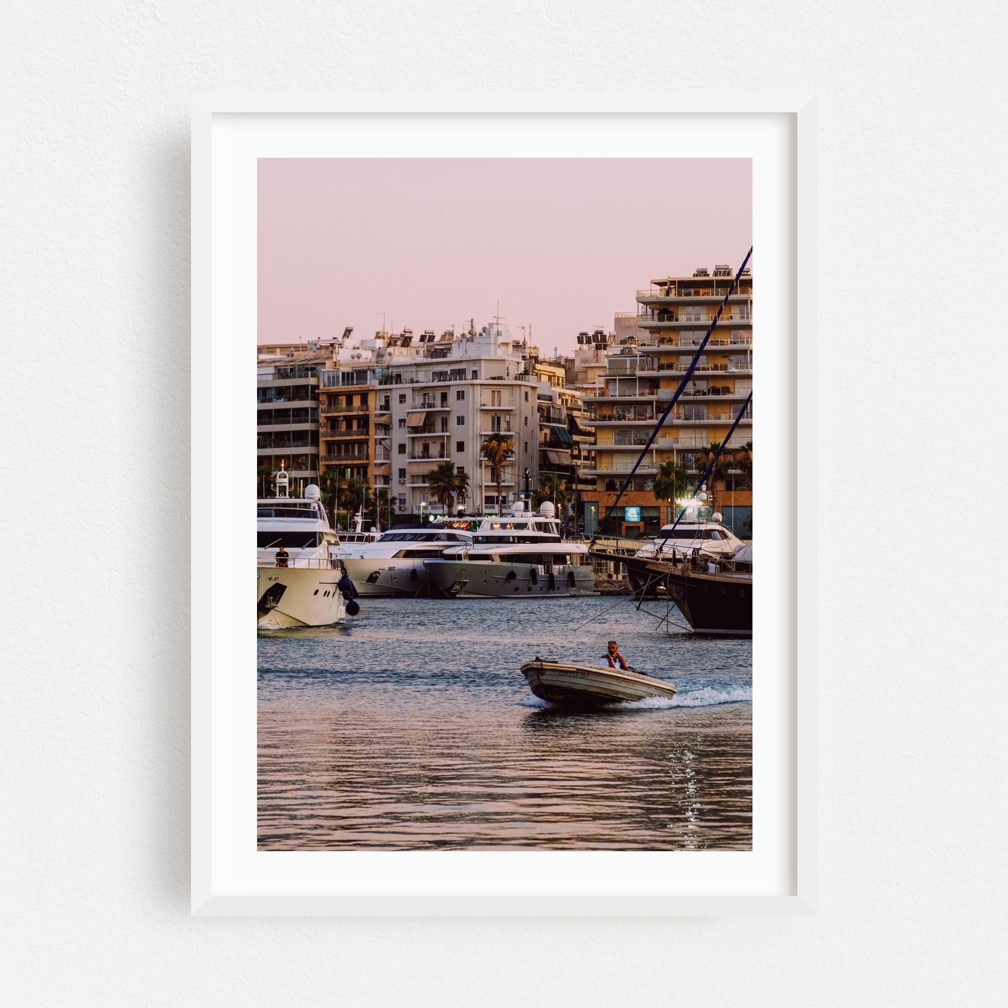 Urban Marina Serenity - Piraeus Greece Photography Harbor Boat ...