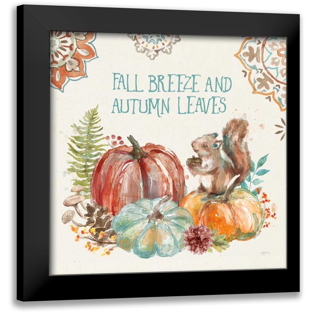 Urban, Mary 15x15 Black Modern Framed Museum Art Print Titled - Autumn ...