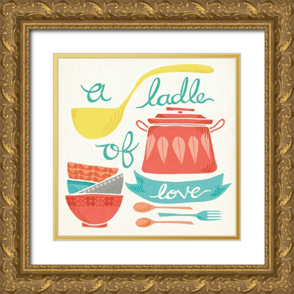 Urban, Mary 26x26 Gold Ornate Wood Framed with Double Matting Museum ...