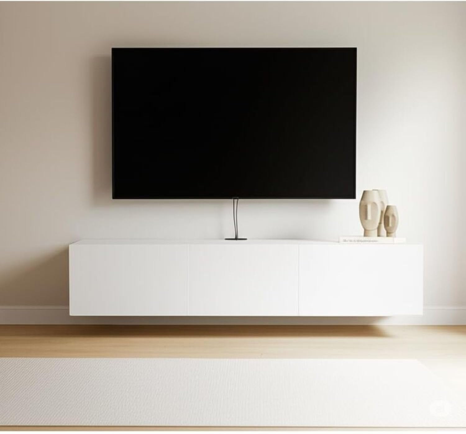 Urban Oasis 65 Inches Luxurious and Durable Floating TV Stand Wall ...