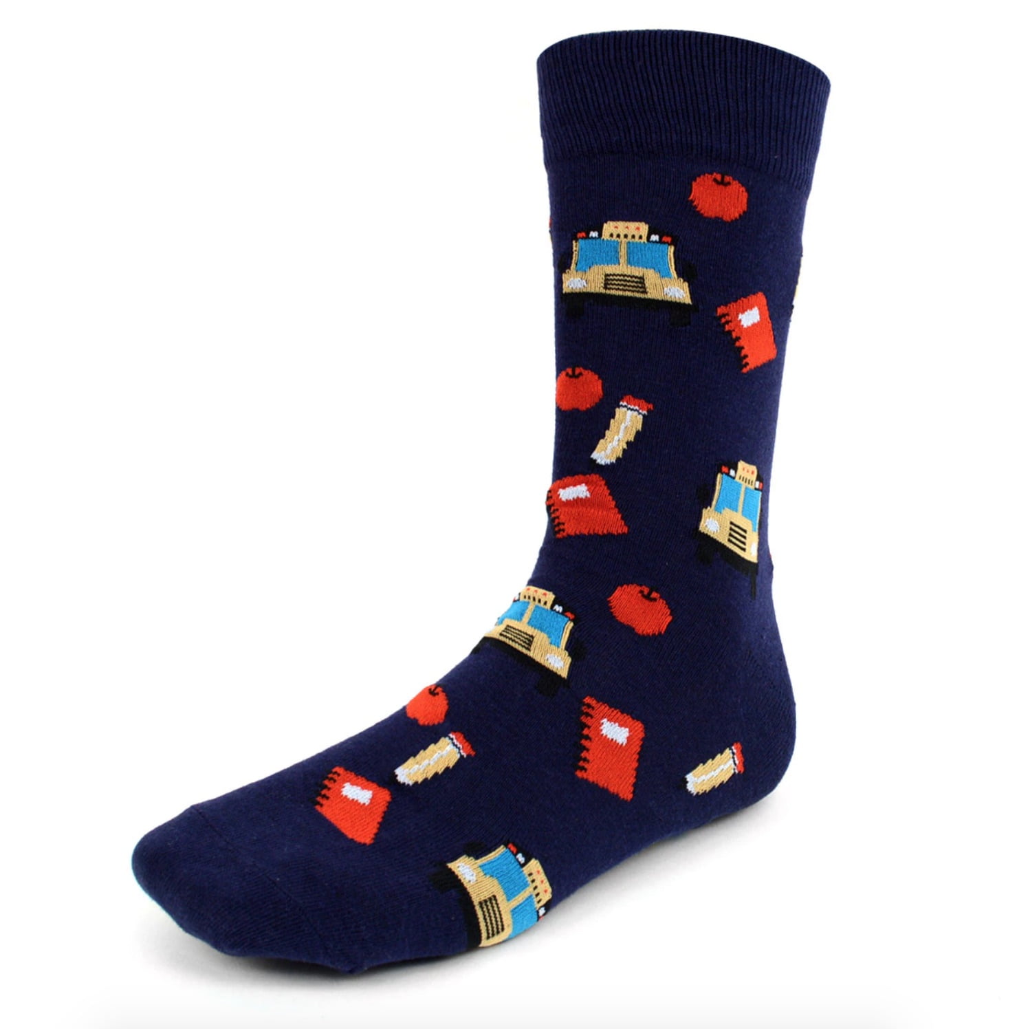 Urban-Peacock Men's Novelty Fun Crew Socks for Dress or Casual - School ...
