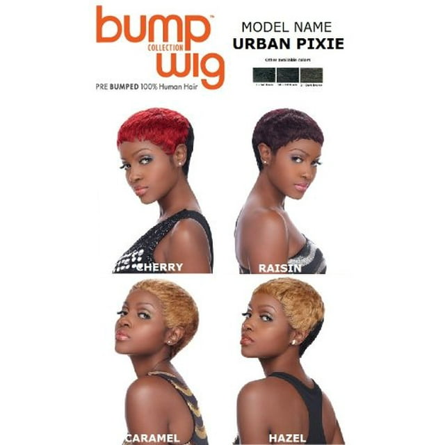 Urban Pixie 100% Human Hair Bump Wig By SENSATIONNEL (IHBUPI) Human Hair Wigs - Walmart.com
