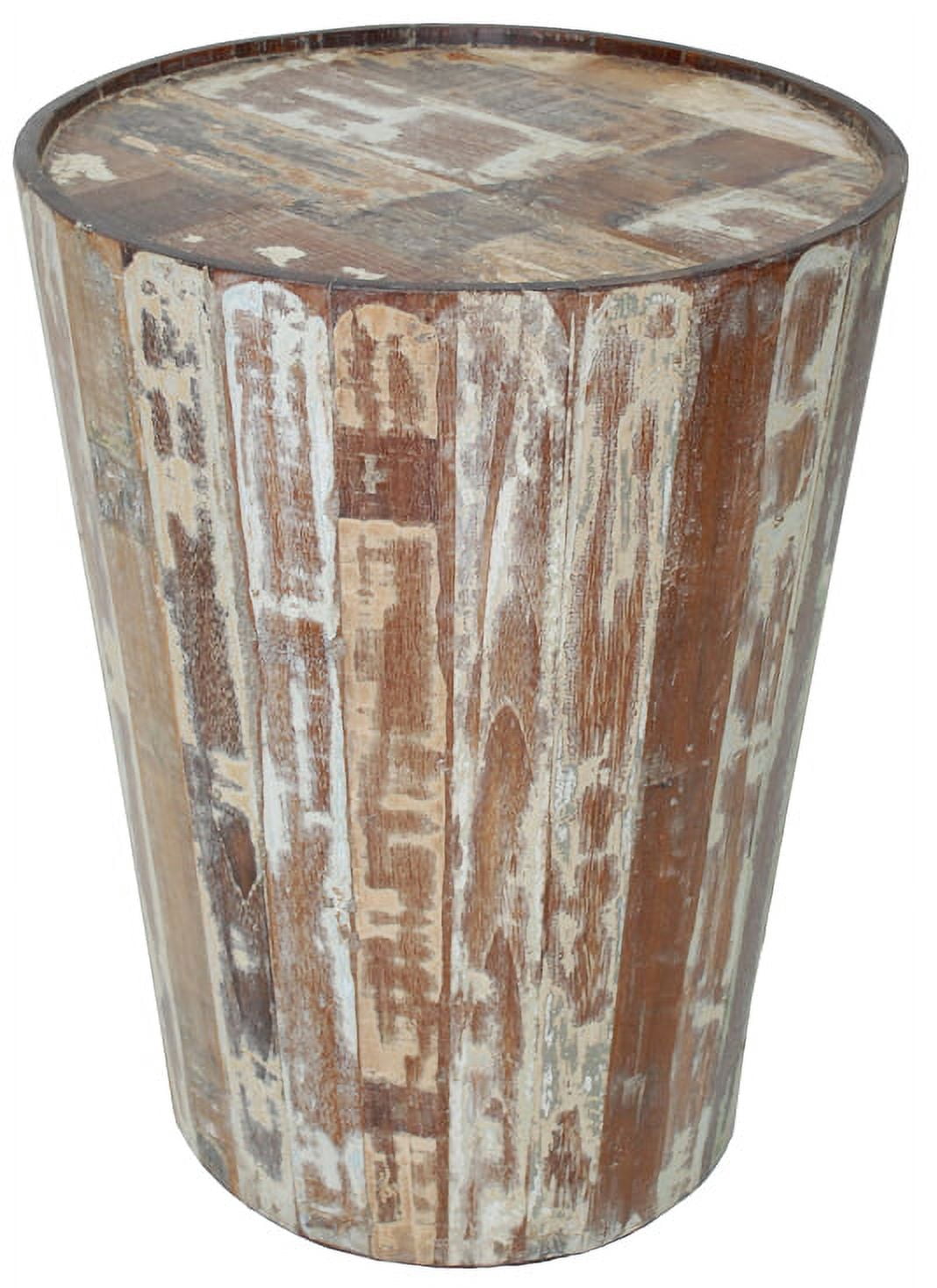 Urban Port Classy Barrel Side Table - Walmart.com