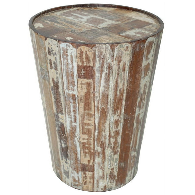 Urban Port Classy Barrel Side Table - Walmart.com