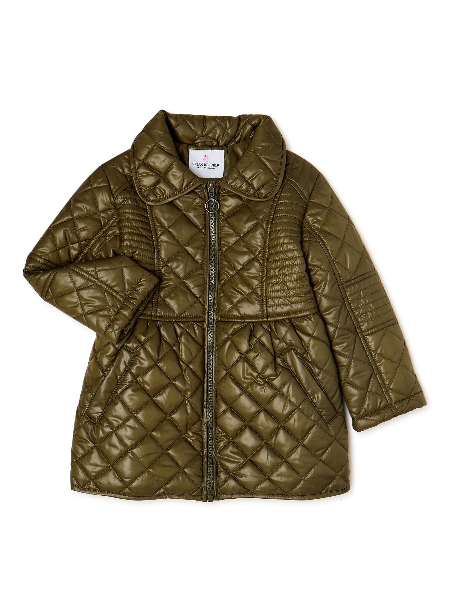 Urban Republic Baby and Toddler Girls’ Quilted Anorak, Sizes 12M-4T ...