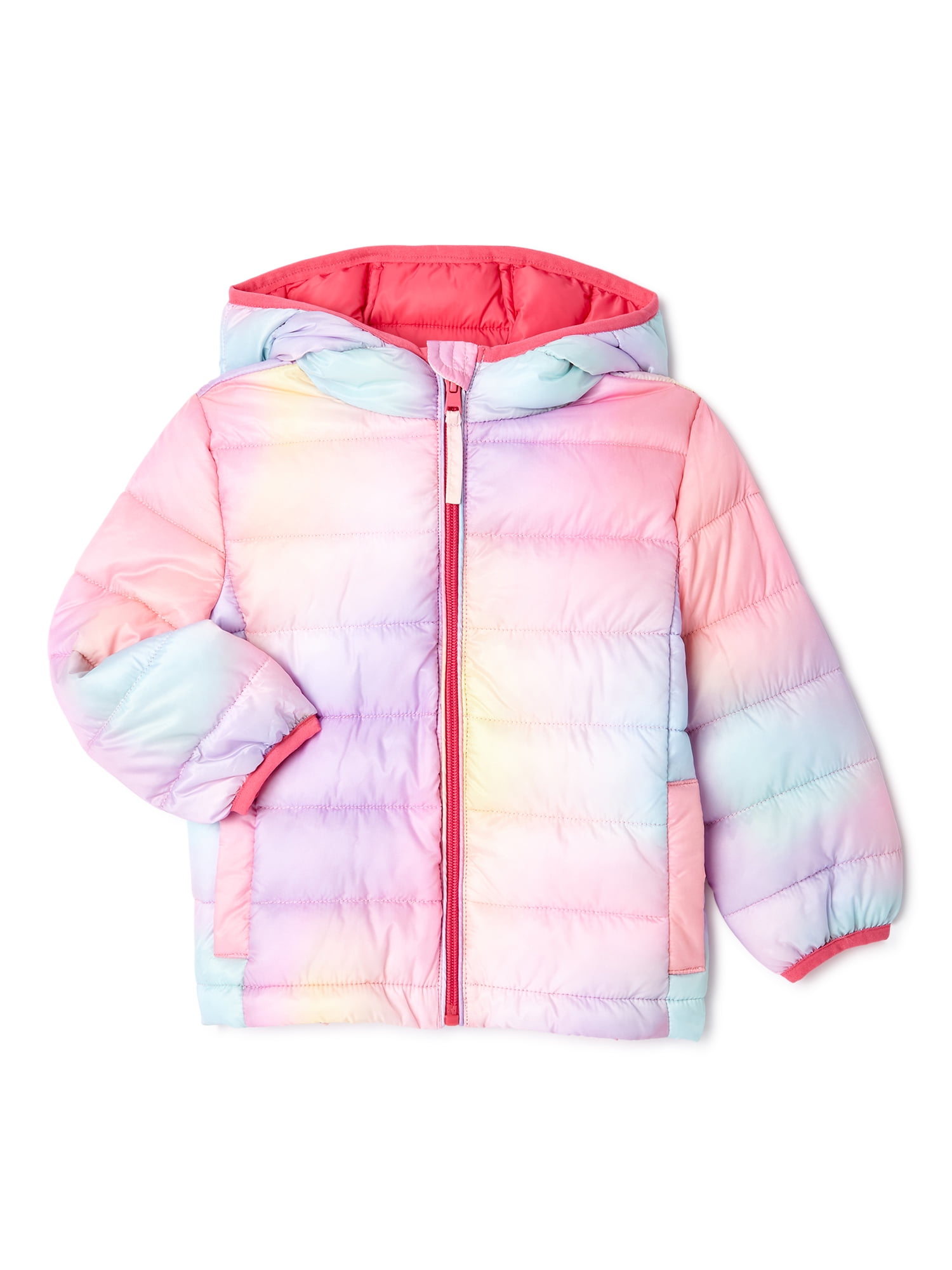 Urban Republic Girls Lightweight Hooded Packable Puffer Jacket, 4-16 ...
