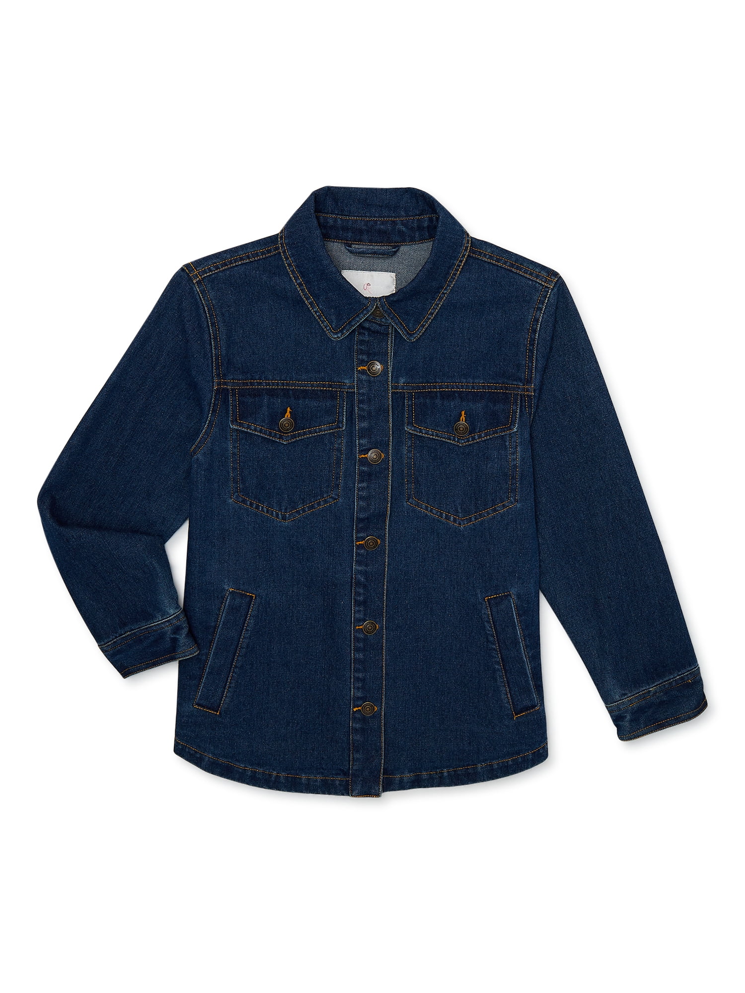 Urban Republic Toddler Girl Denim Shacket, Sizes 12M-4T - Walmart.com