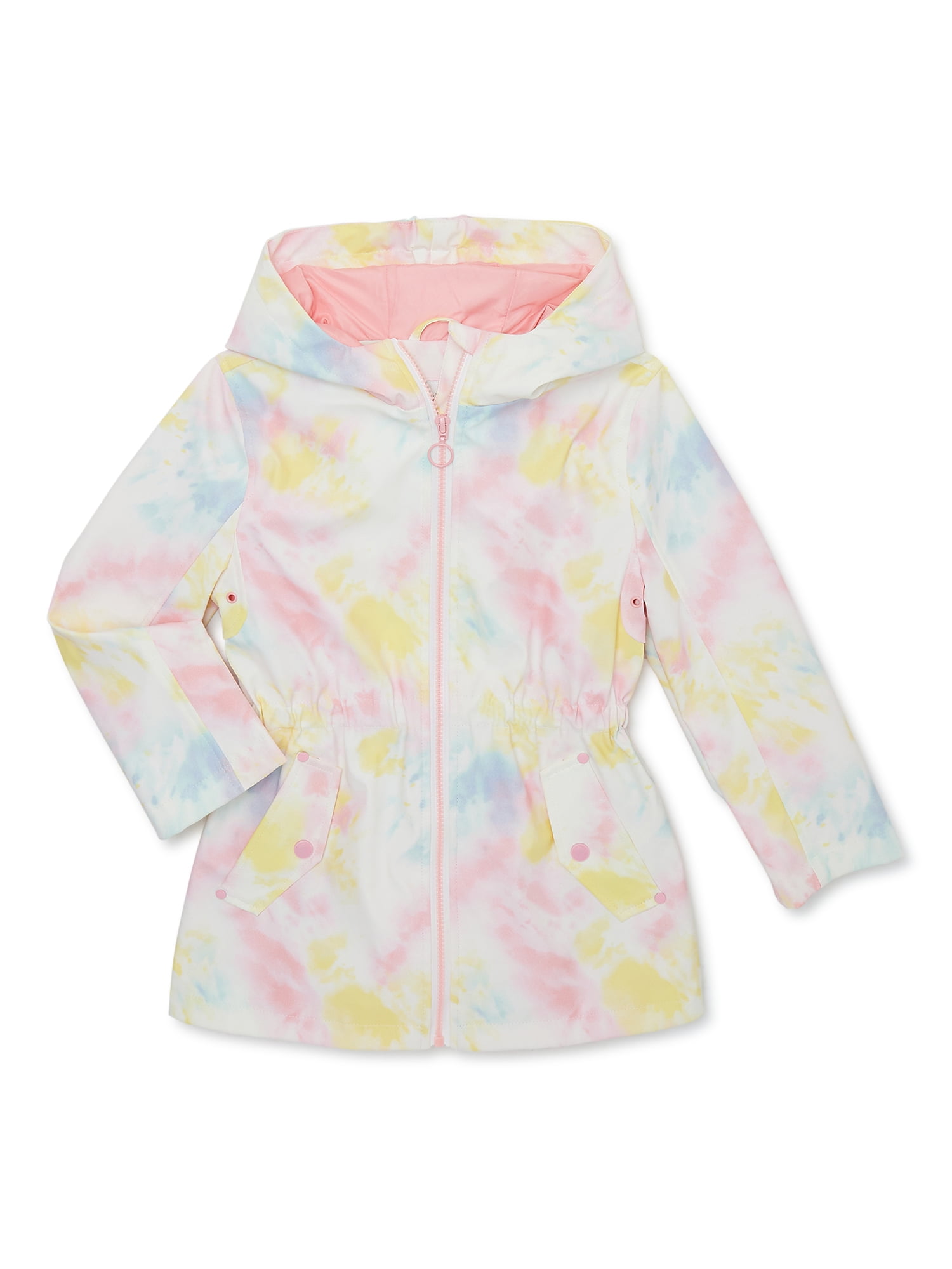 Urban Republic Toddler Girl Vinyl Raincoat Anorak, Sizes 12M-4T ...