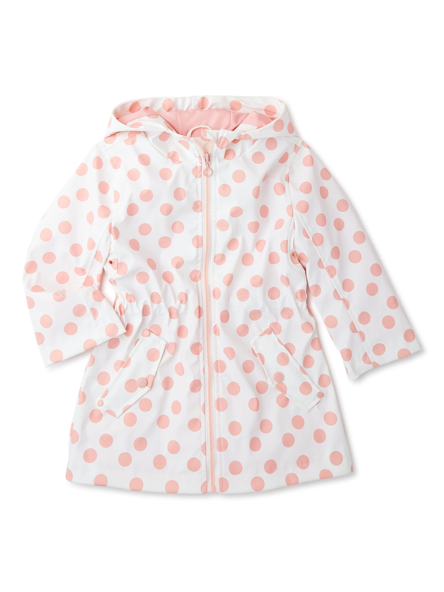 Urban Republic Toddler Girl Vinyl Raincoat Anorak, Sizes 12M-4T ...