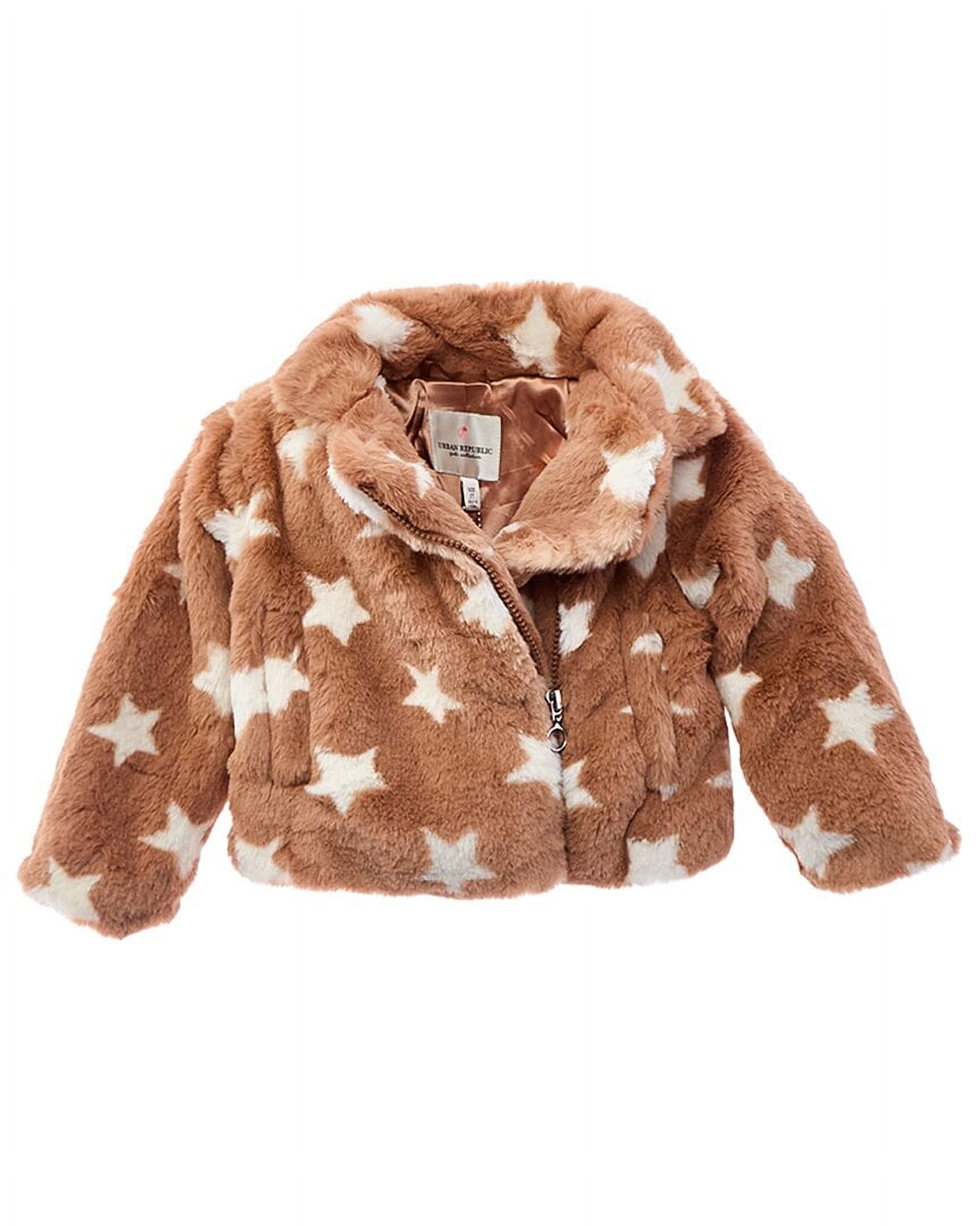 Urban Republic girls Moto Jacket, 14/16, Brown - Walmart.com