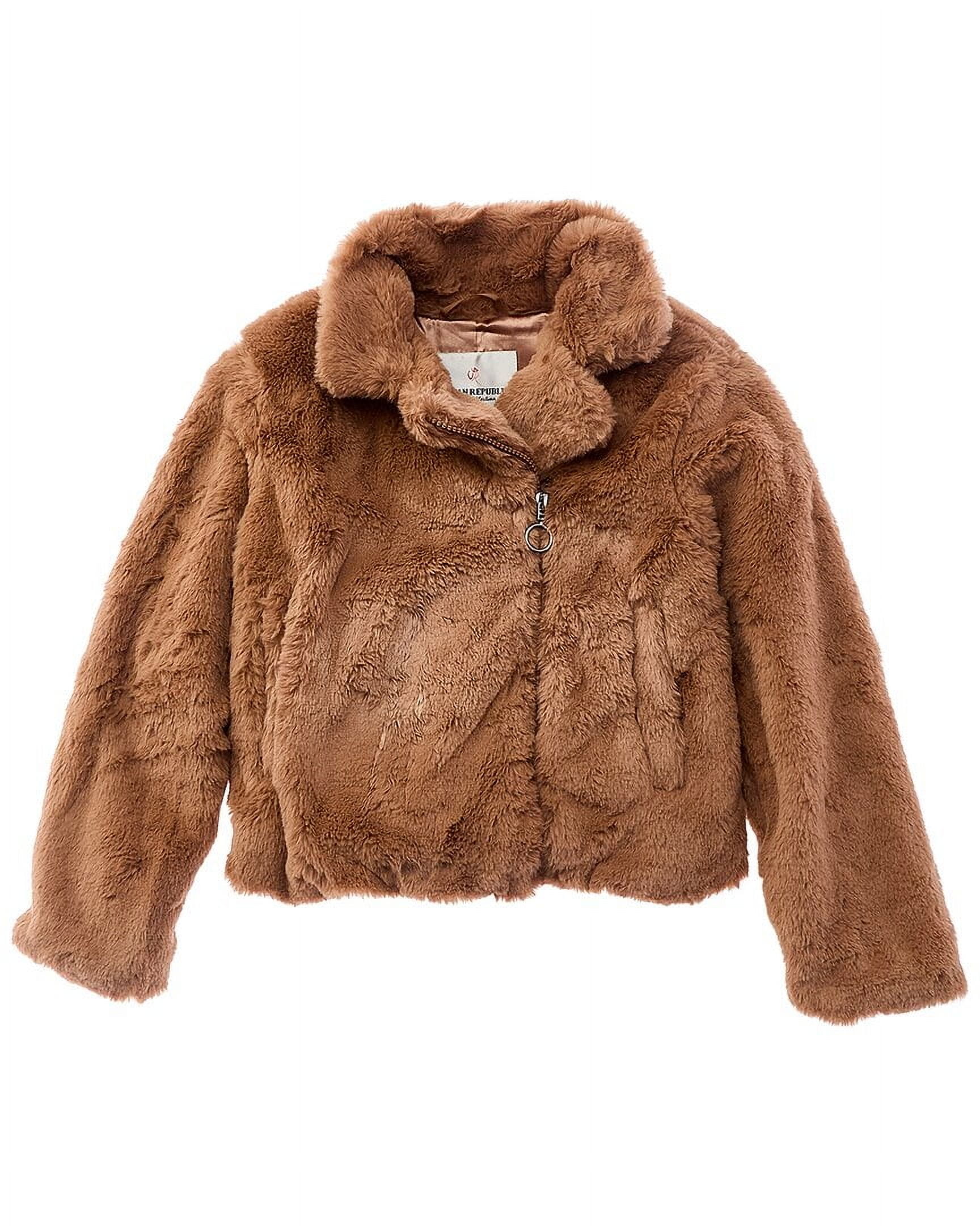 Urban Republic girls Moto Jacket, 4, Brown - Walmart.com